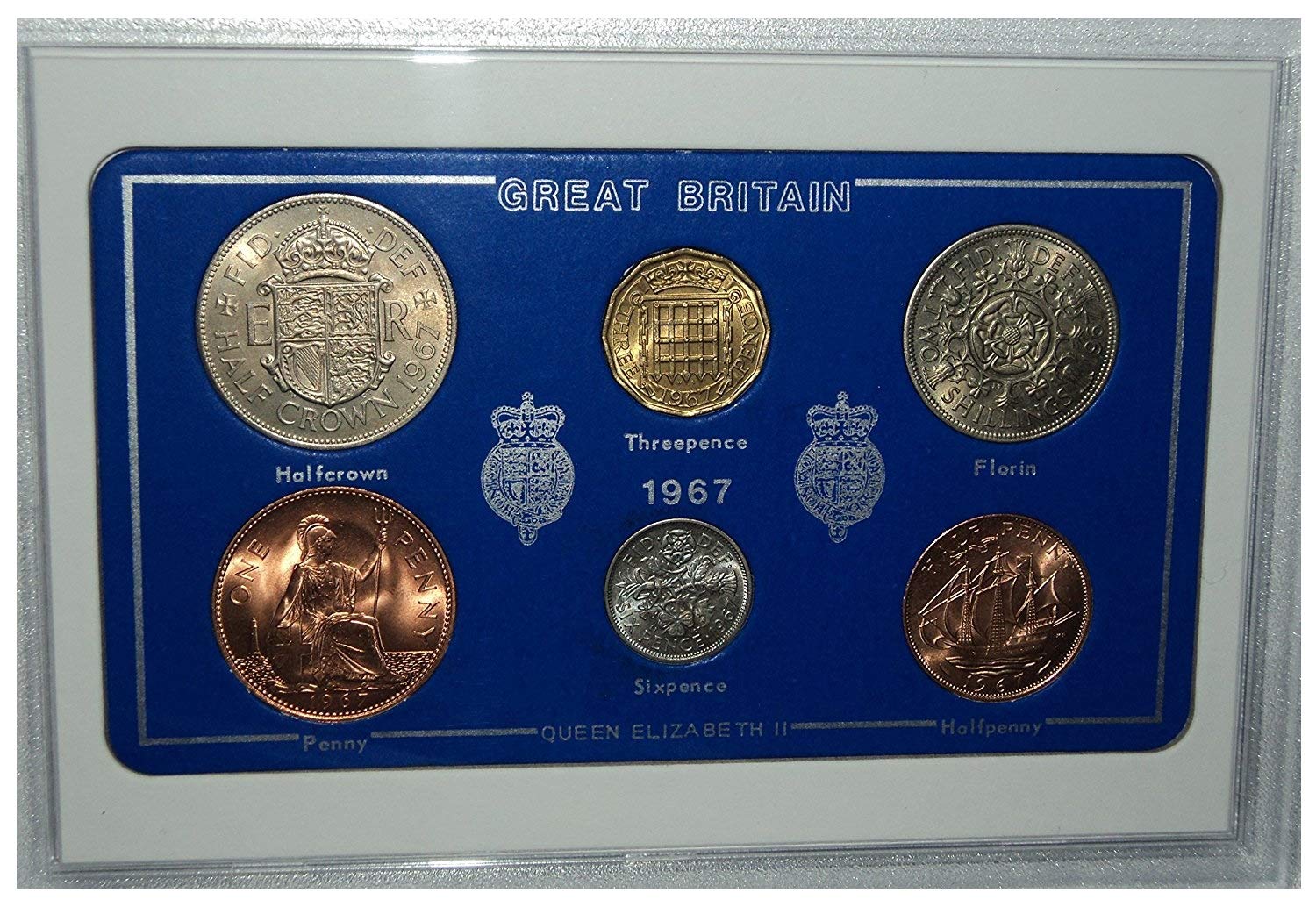 1967 British Coin Gift Set (Retro 57th Birthday Year of Birth or ...