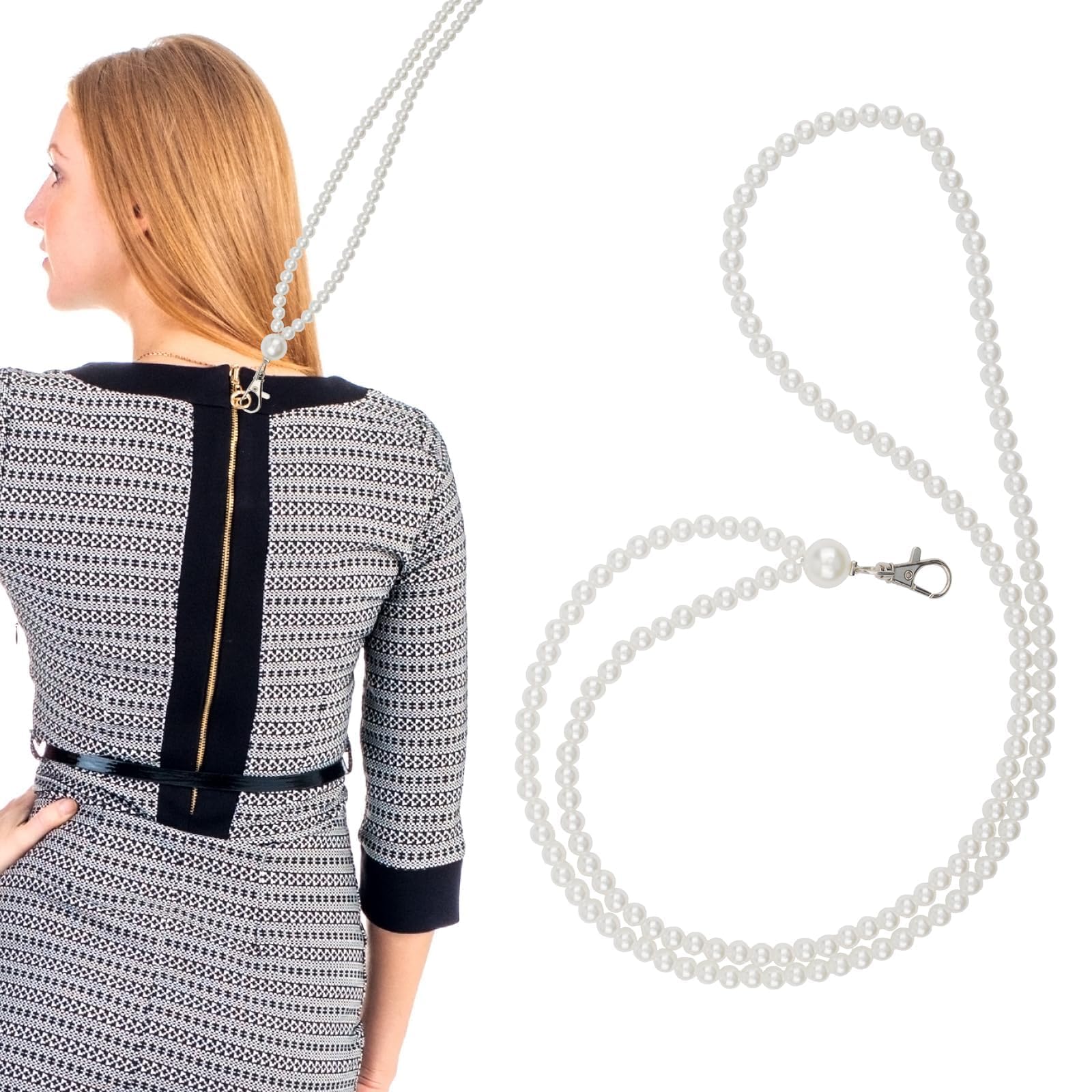 Amazon.com: 1Pcs Zipper Puller Helper, 24.8 Inches Dress Zipper Helper ...