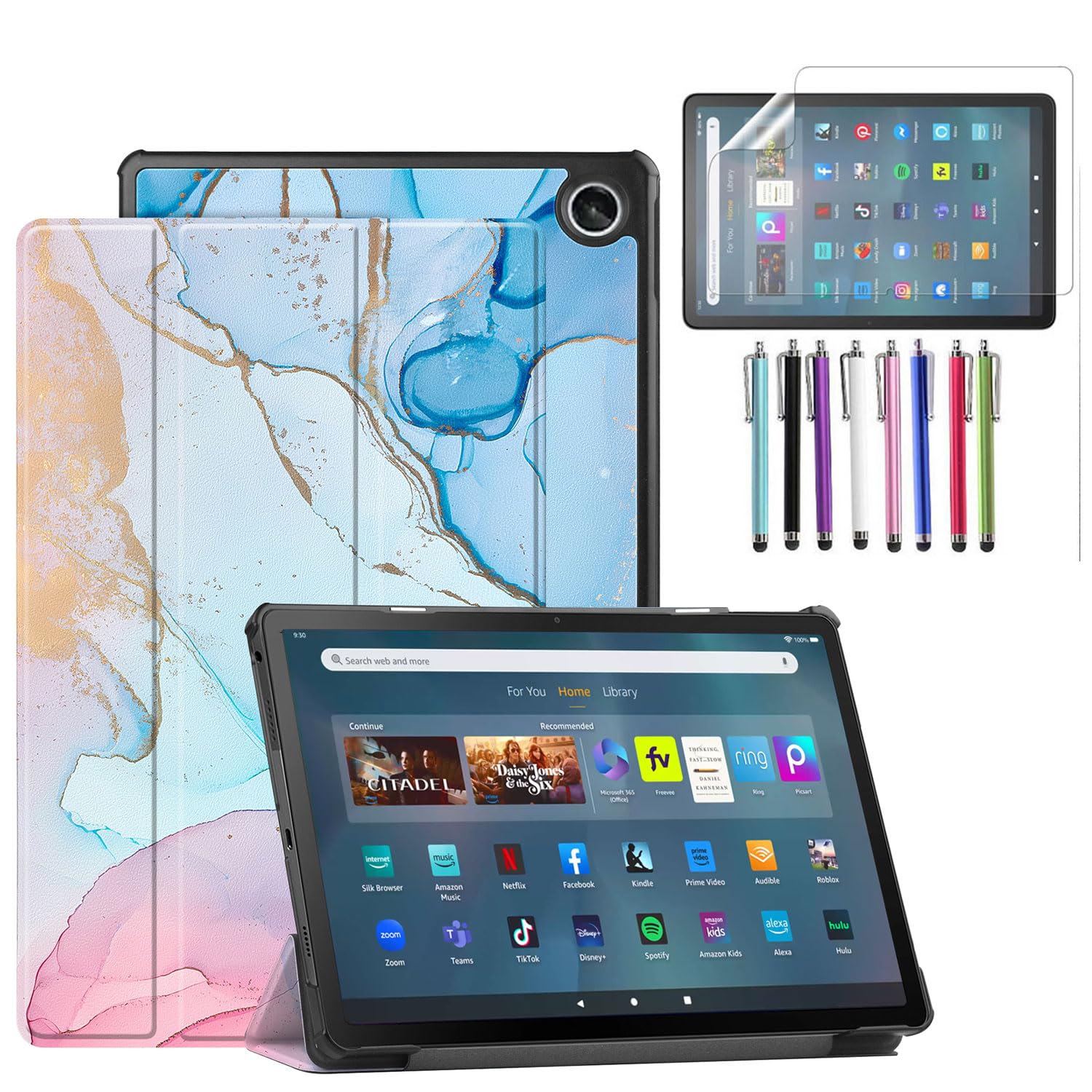 Amazon.com: EPIC GADGET Tri Fold Case for Amazon Fire Max 11 (13th ...