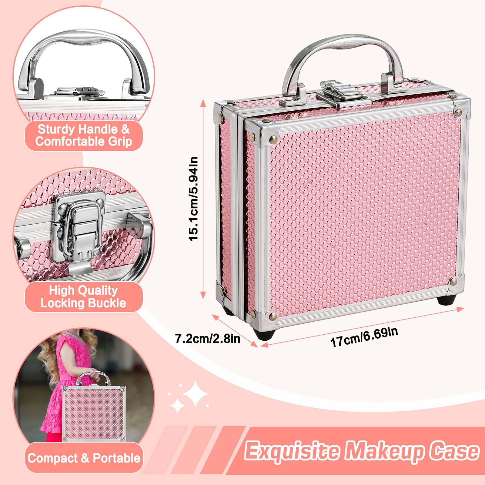 Snapklik.com : Anpro All-In-One Makeup Kit For Girls 10-12