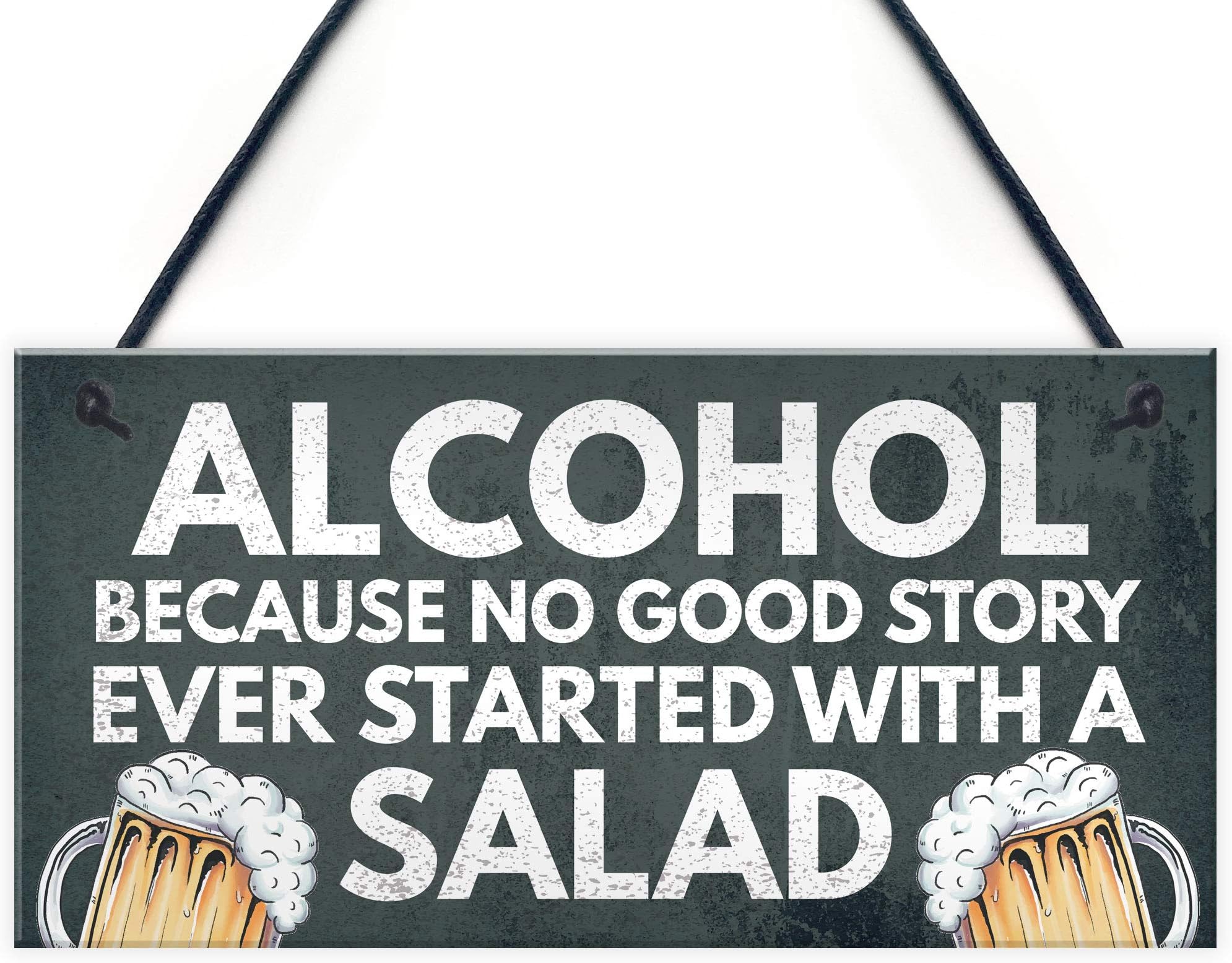 RED OCEAN Bright Cider Life Funny Alcohol Man Cave Pub Gift Hanging ...