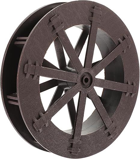 Amazon.com: VOSAREA Fountain Water Wheel Decor Tabletop Wood Water ...