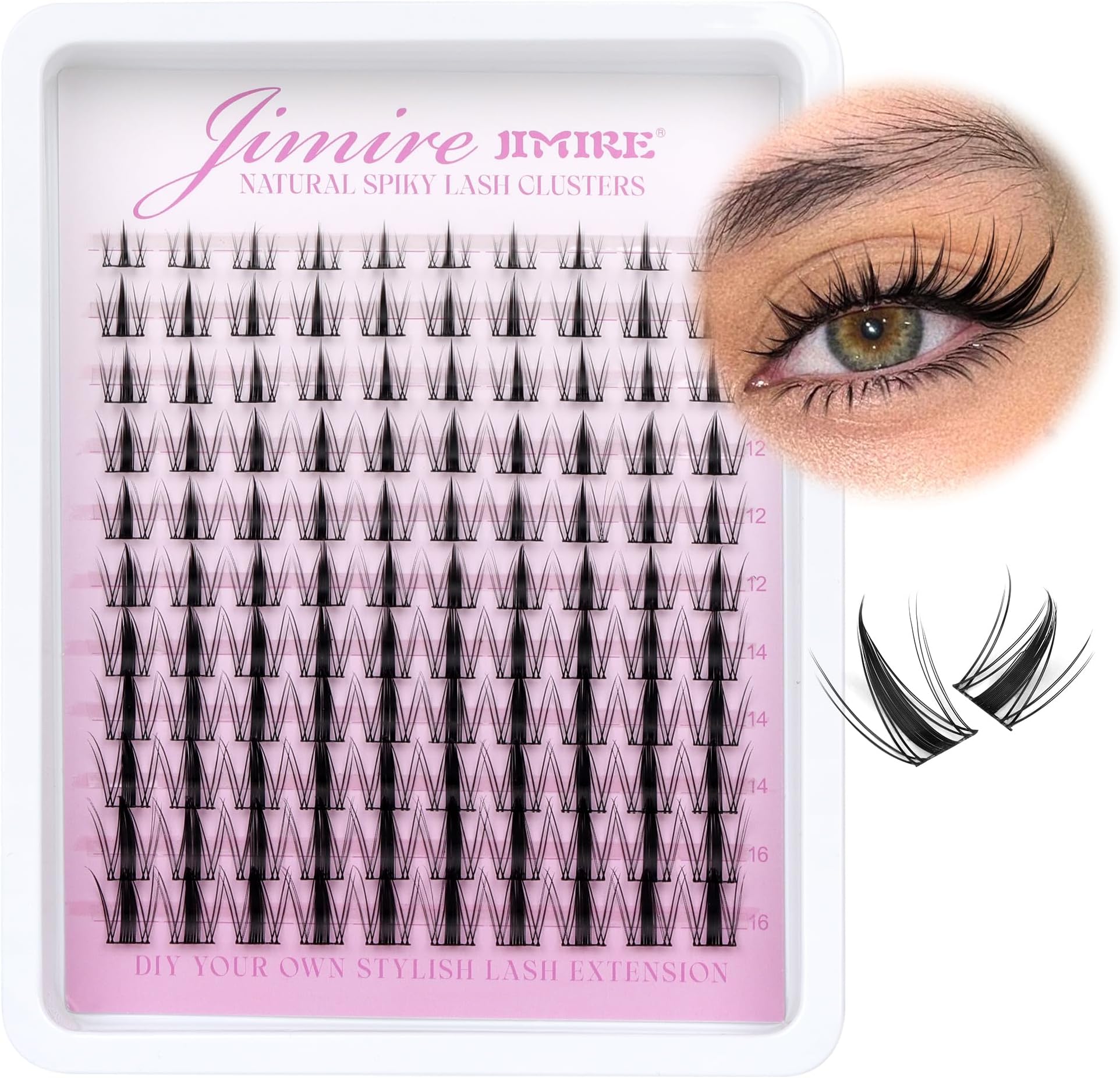 Amazon.com: Anime Lash Clusters Fairy Manga Lashes Clusters 10-16mm ...
