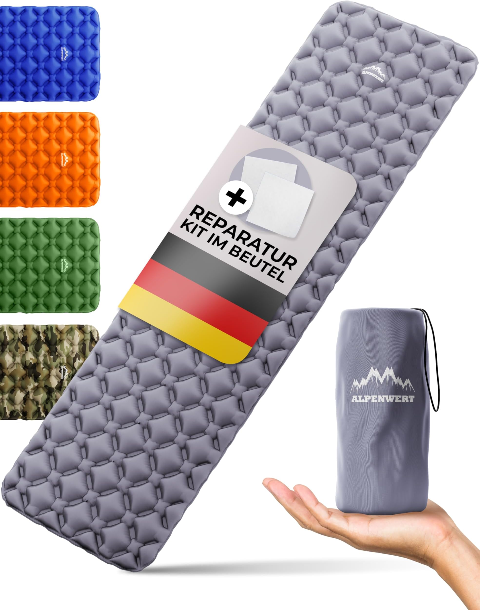 FREE CAMPO Isomatte selbstaufblasend 12CM Dicke Bequeme Camping ...