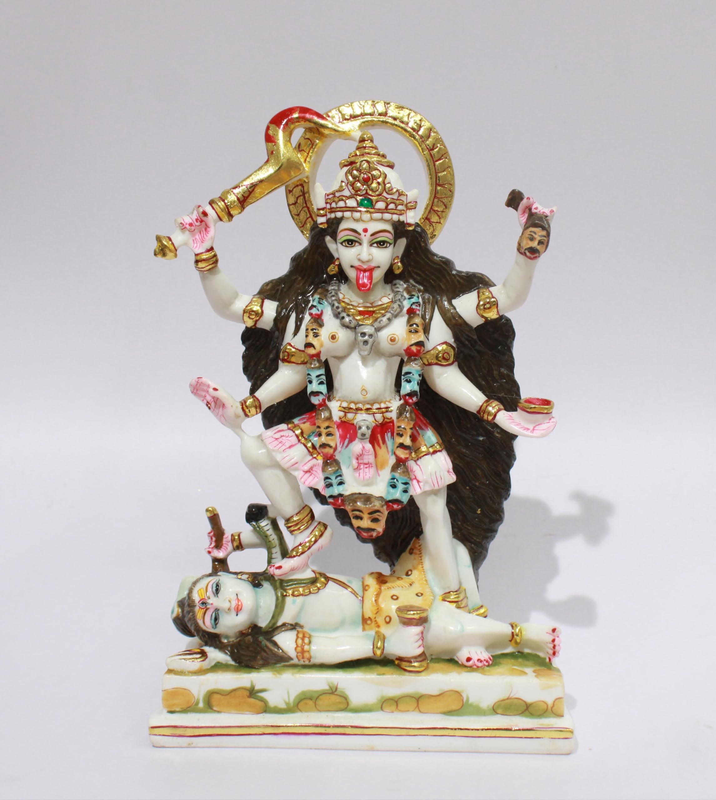 Amazon.com: SHRESHTHA IDOLS Marble Goddess Kali Statue | Sacred ...