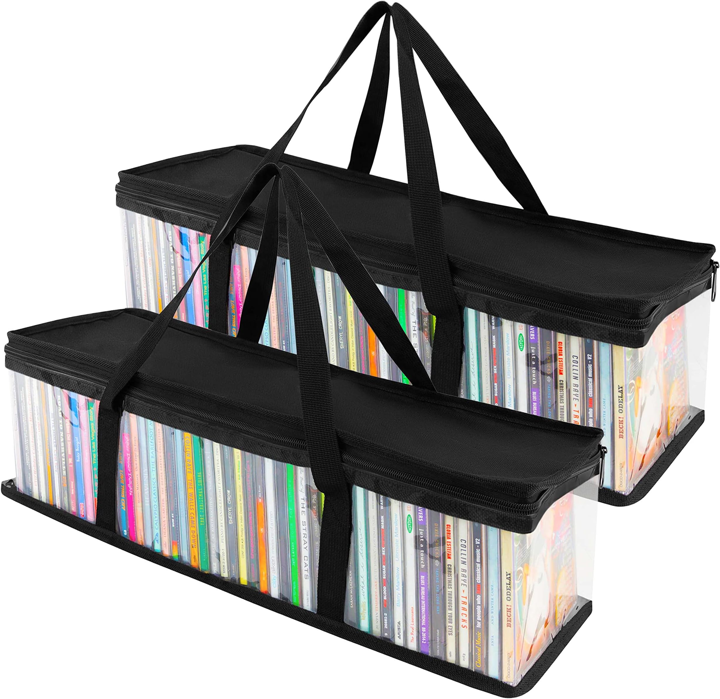 Amazon.com : Stock Your Home CD Storage Bags (6 Pack) - Transparent PVC ...