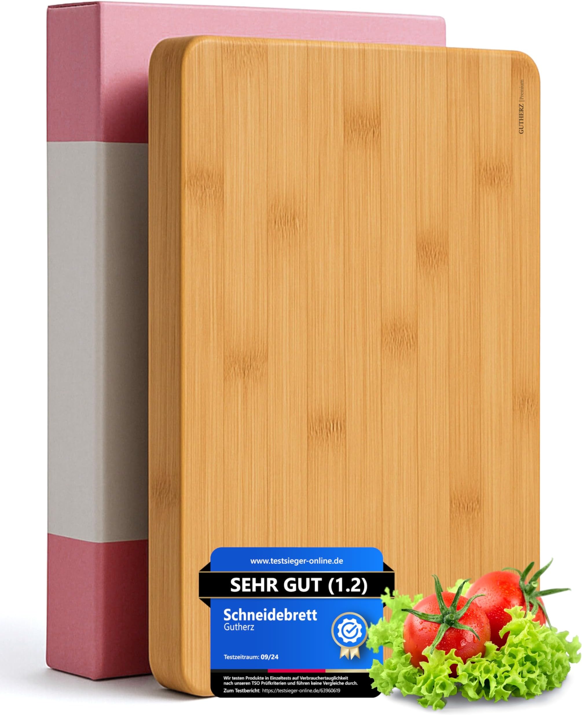 Schneidebretter aus Holz für Küche, Multifunktionales Bambus ...