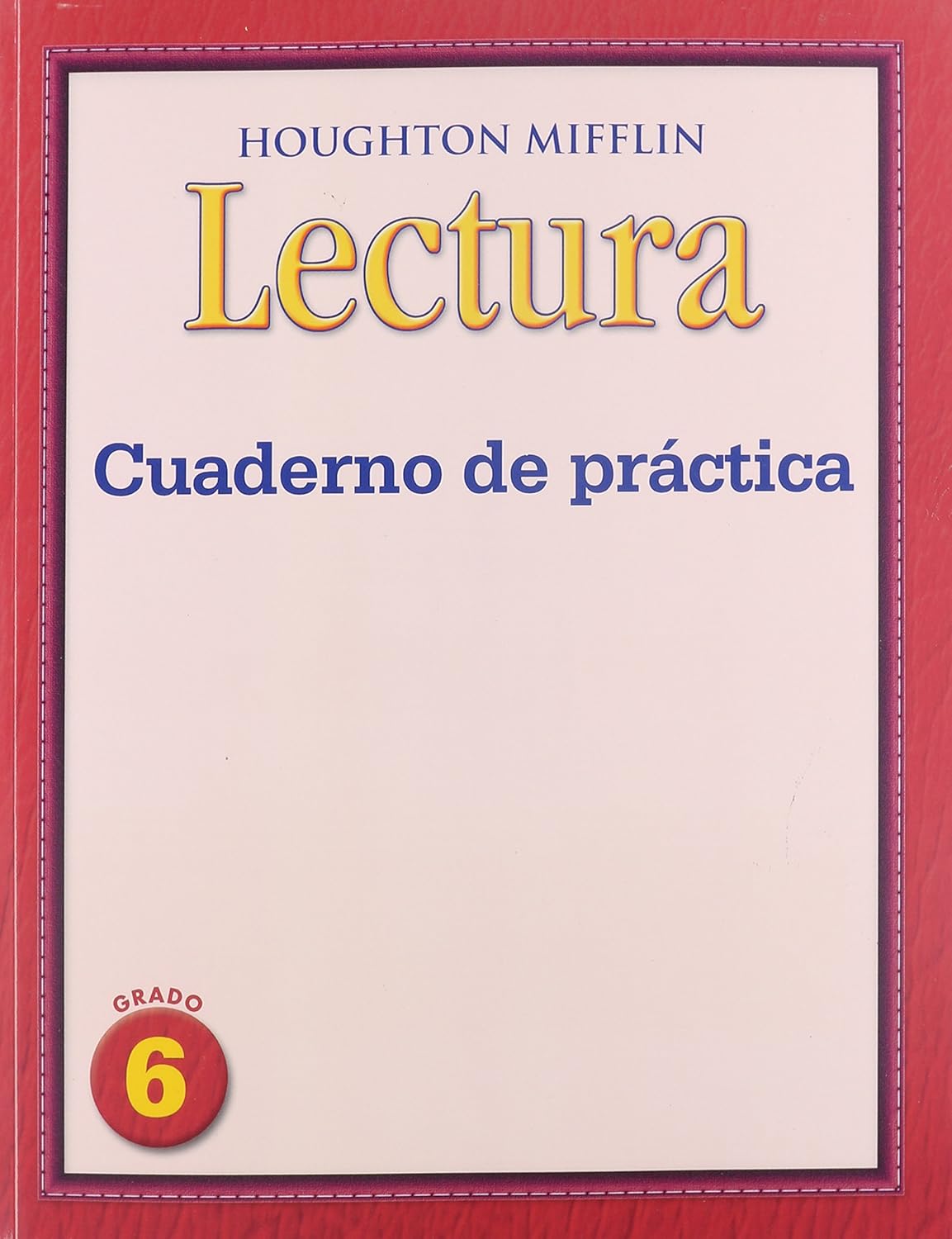 Houghton Mifflin Medallions Spanish: Practice Book Consumable Level 6 ...
