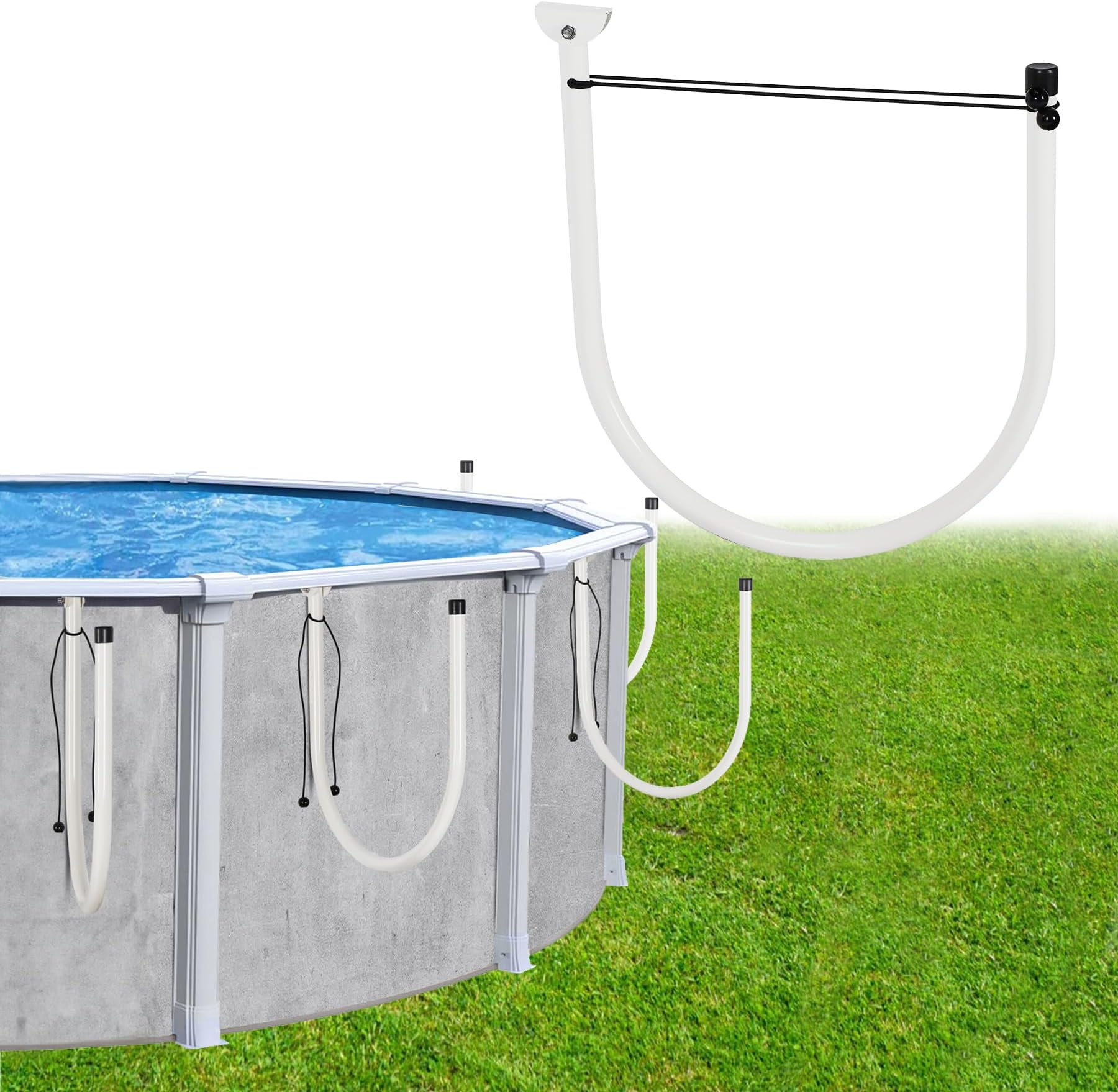 Amazon.com : YLSAZL Pool Solar Cover Holder,Solar Cover Hooks for Above ...