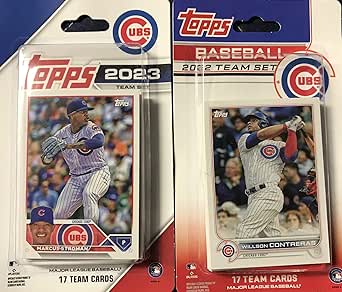 Amazon.com: Chicago Cubs Topps Factory Sealed Team Set GIFT LOT ...