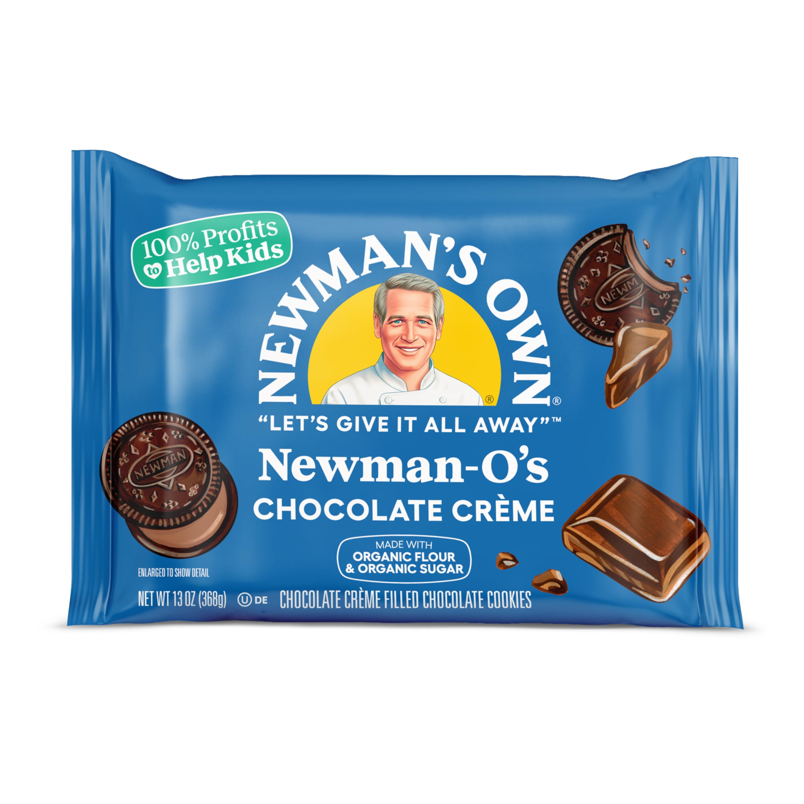 Amazon.com: Newman's Own Newman-O's, Chocolate Crème Filled Chocolate ...