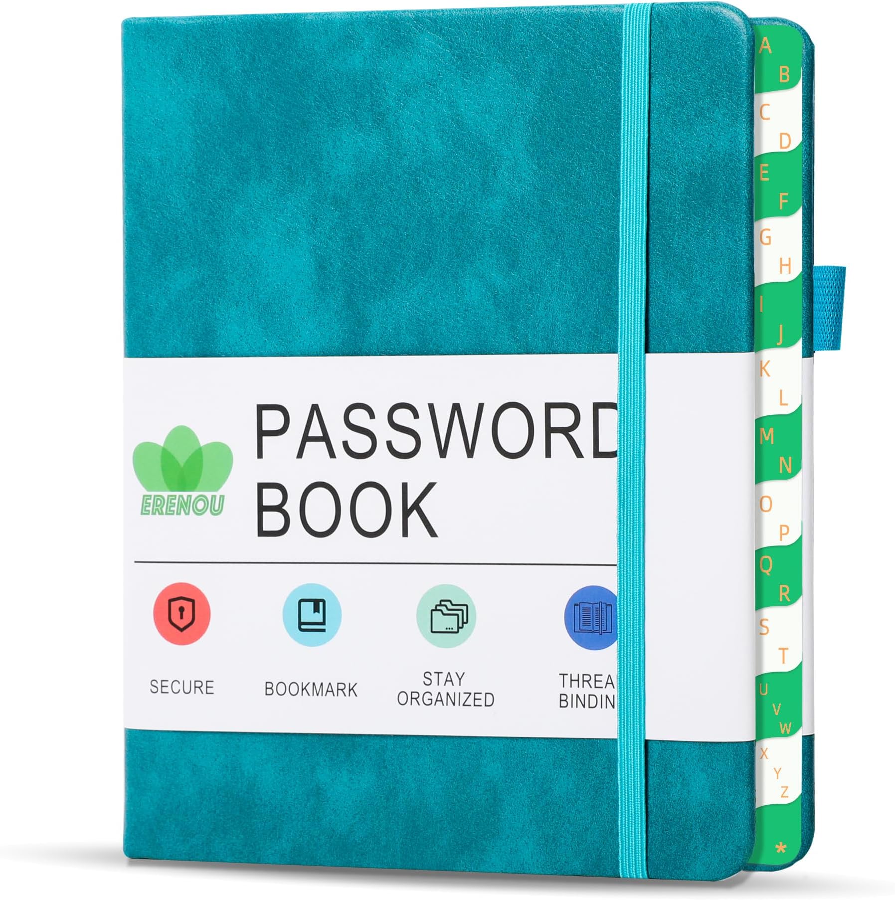 Amazon.com : Erenou Password Book with Alphabetical tabs, Internet ...
