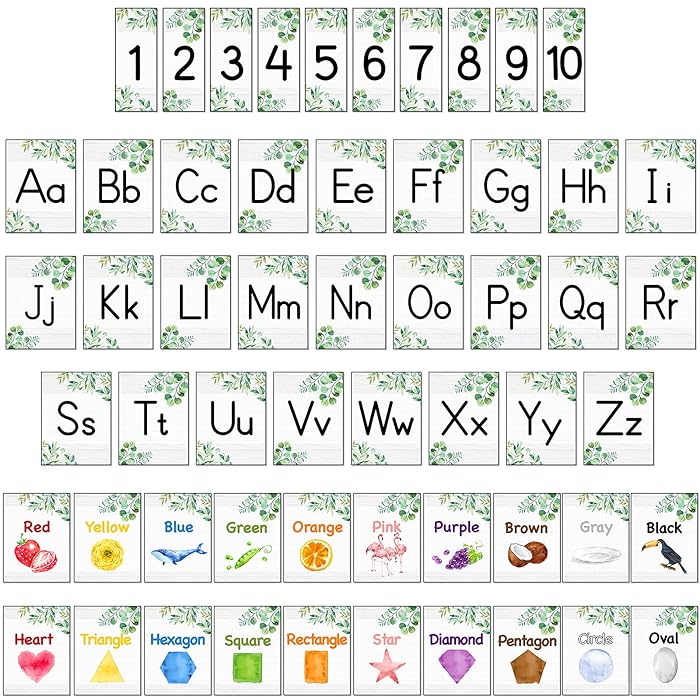 Alphabet Cards For Classroom Wall Interactive Alphabet And Number ...