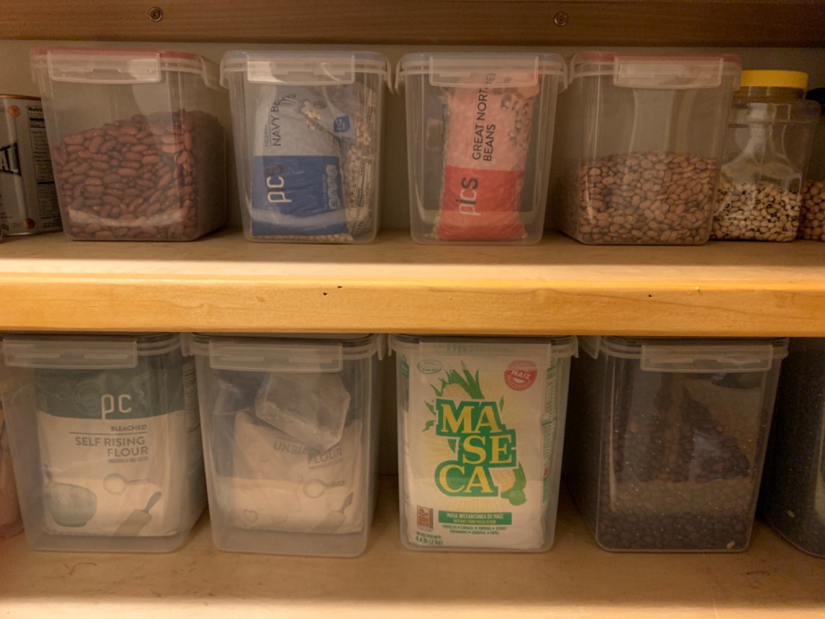 Amazon.com: Blingco Large Food Storage Containers Cereal Container ...