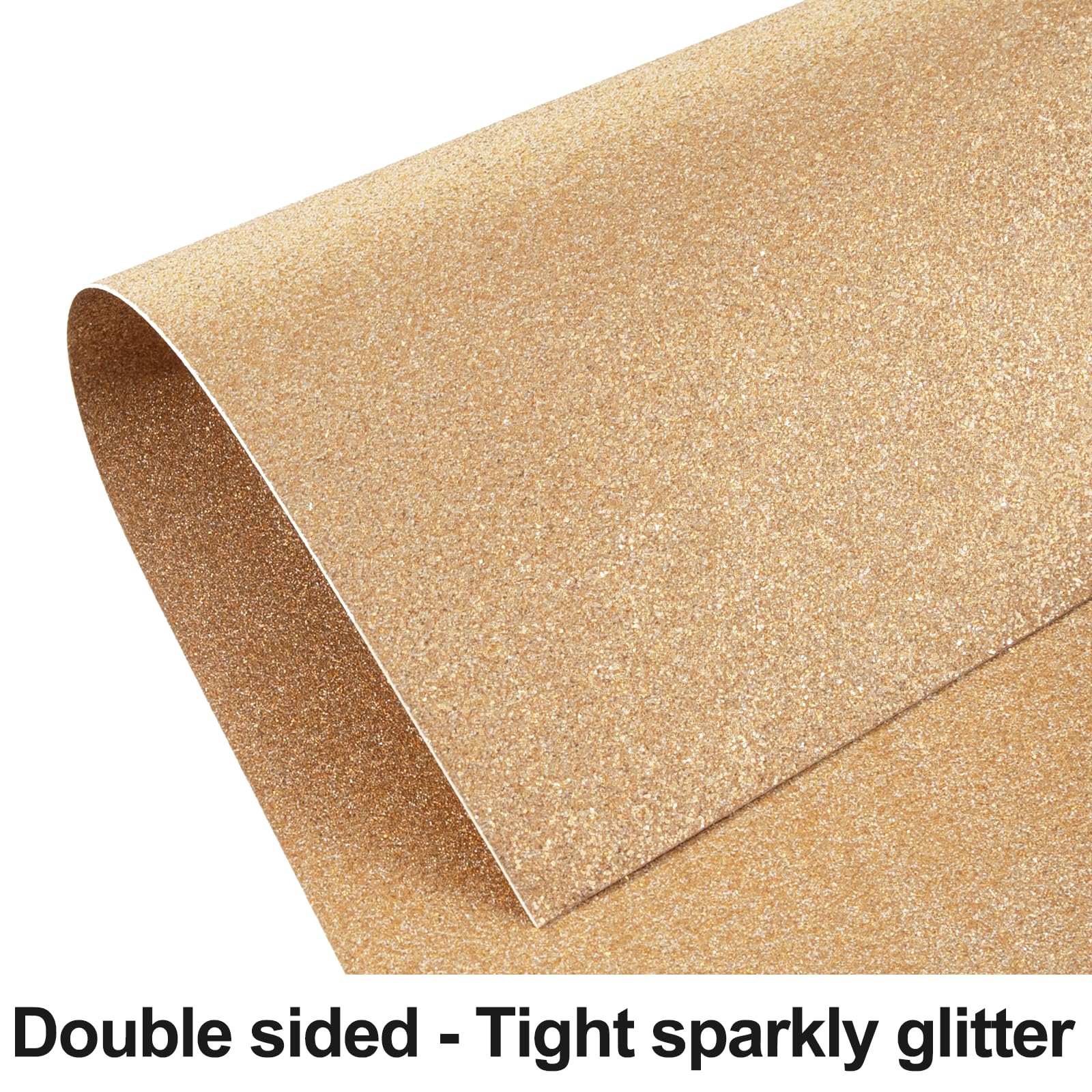 Snapklik.com : Gold Glitter Cardstock 85x11 Double-Sided 24 Sheets ...