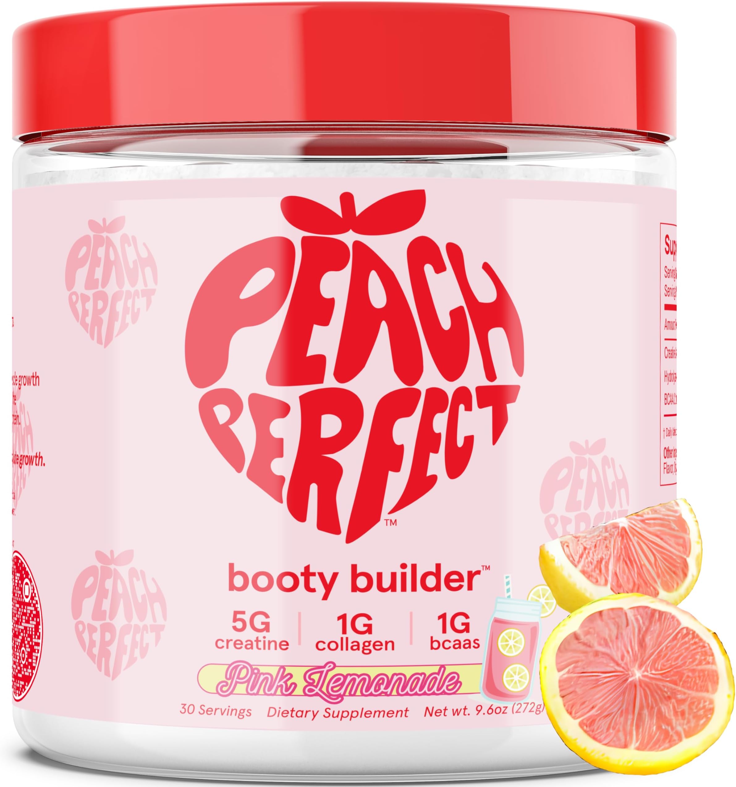 Amazon.com: Peach Perfect Creatine Monohydrate Powder, Pink Lemonade ...