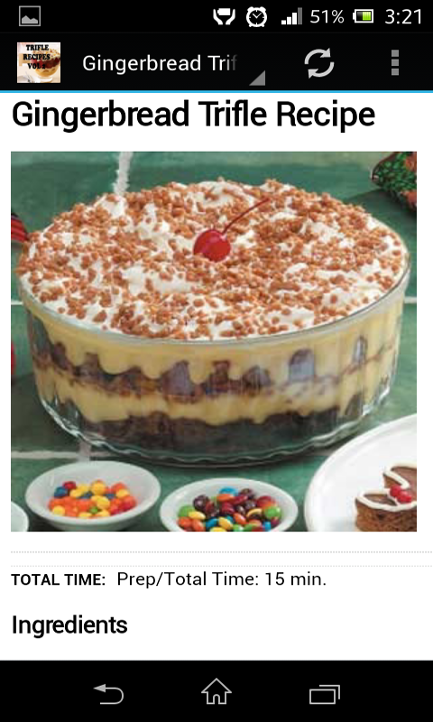 Trifle Recipes Cookbook Vol 1 - App on Amazon Appstore