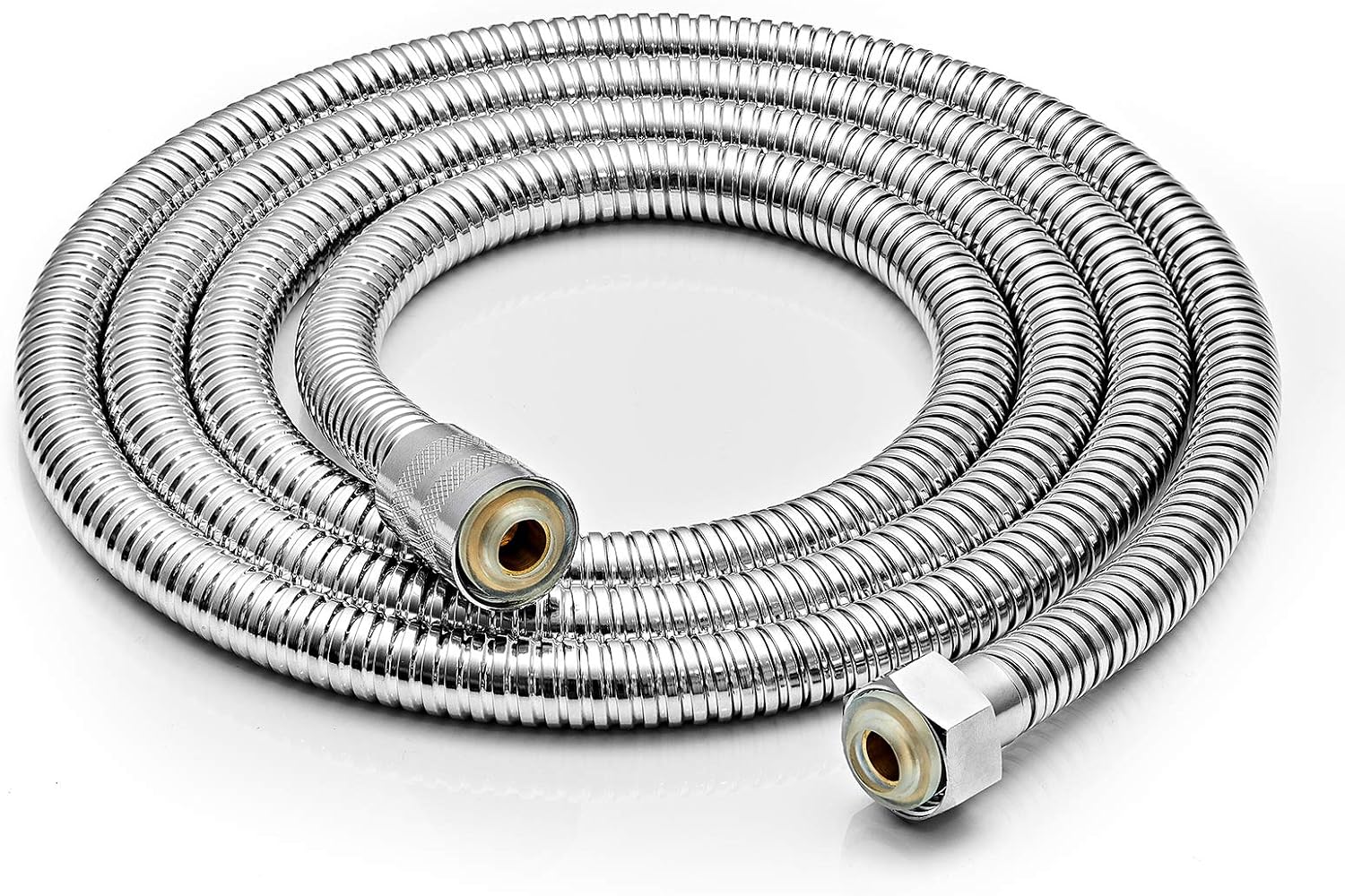 Shower Hose 2M Flexible Long Shower Hose Chrome Made of Stainless Steel ...