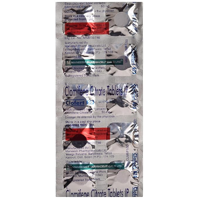Clofert 50 - Strip of 10 Tablets : Amazon.in: Health & Personal Care