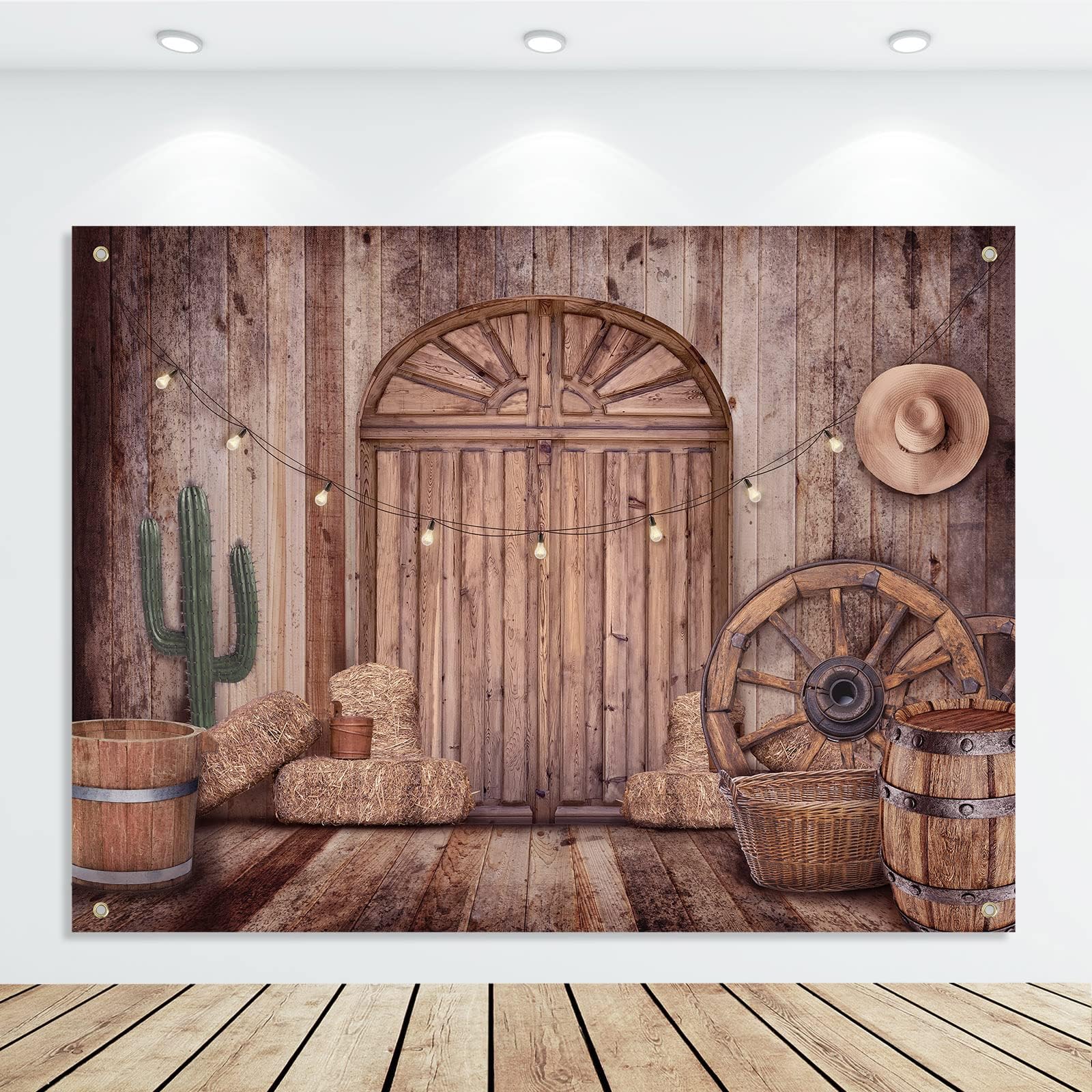 Amazon.com : Allenjoy 7x5ft Western Cowboy Backdrop for Portrait ...