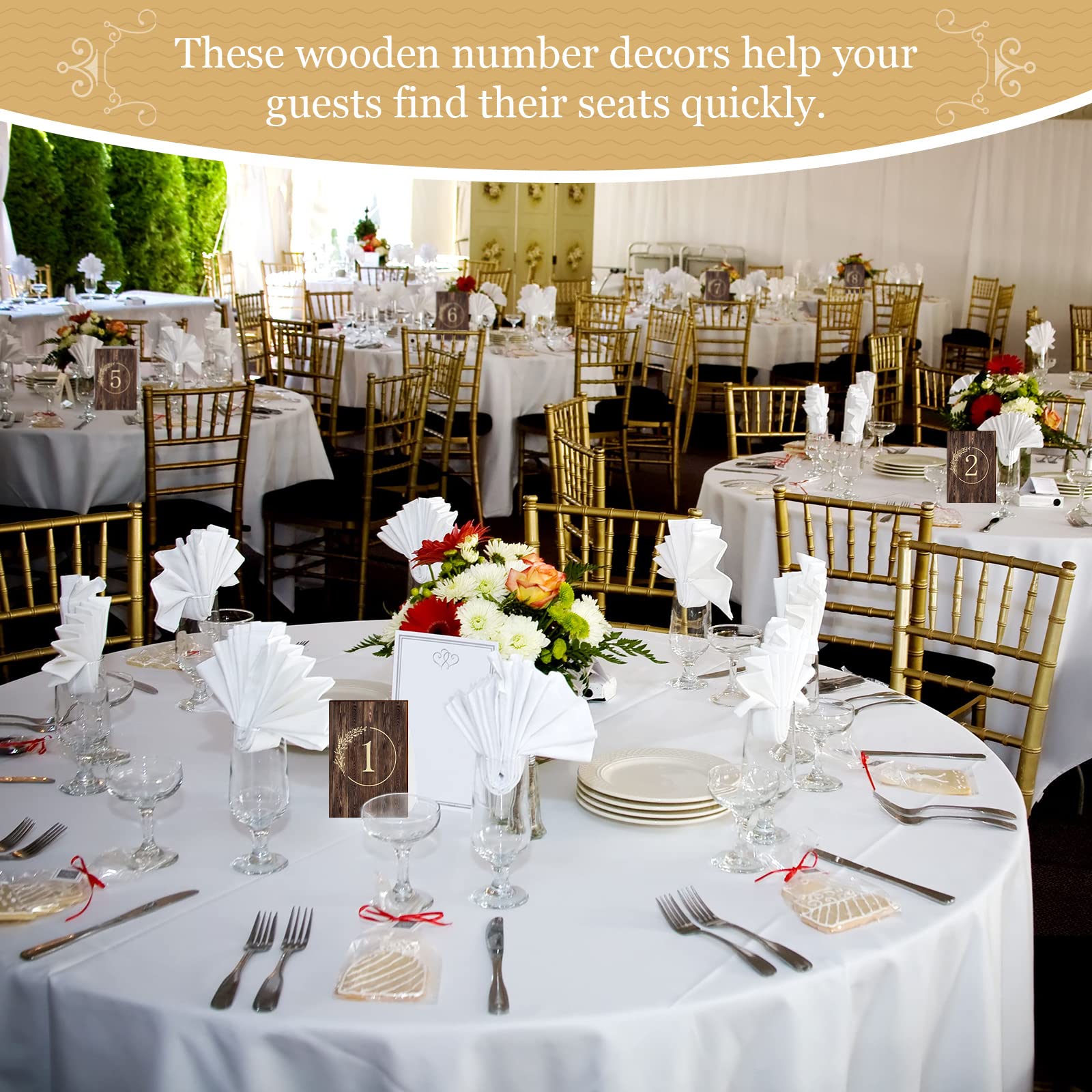 Country Wedding Reception Table Ideas
