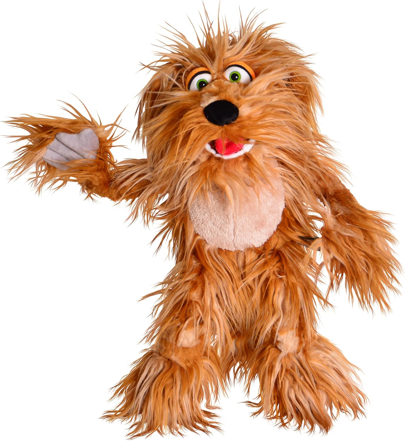 Amazon.com: Living Puppets 20-Inch Plush Big Puppy Dog Hand Puppet ...