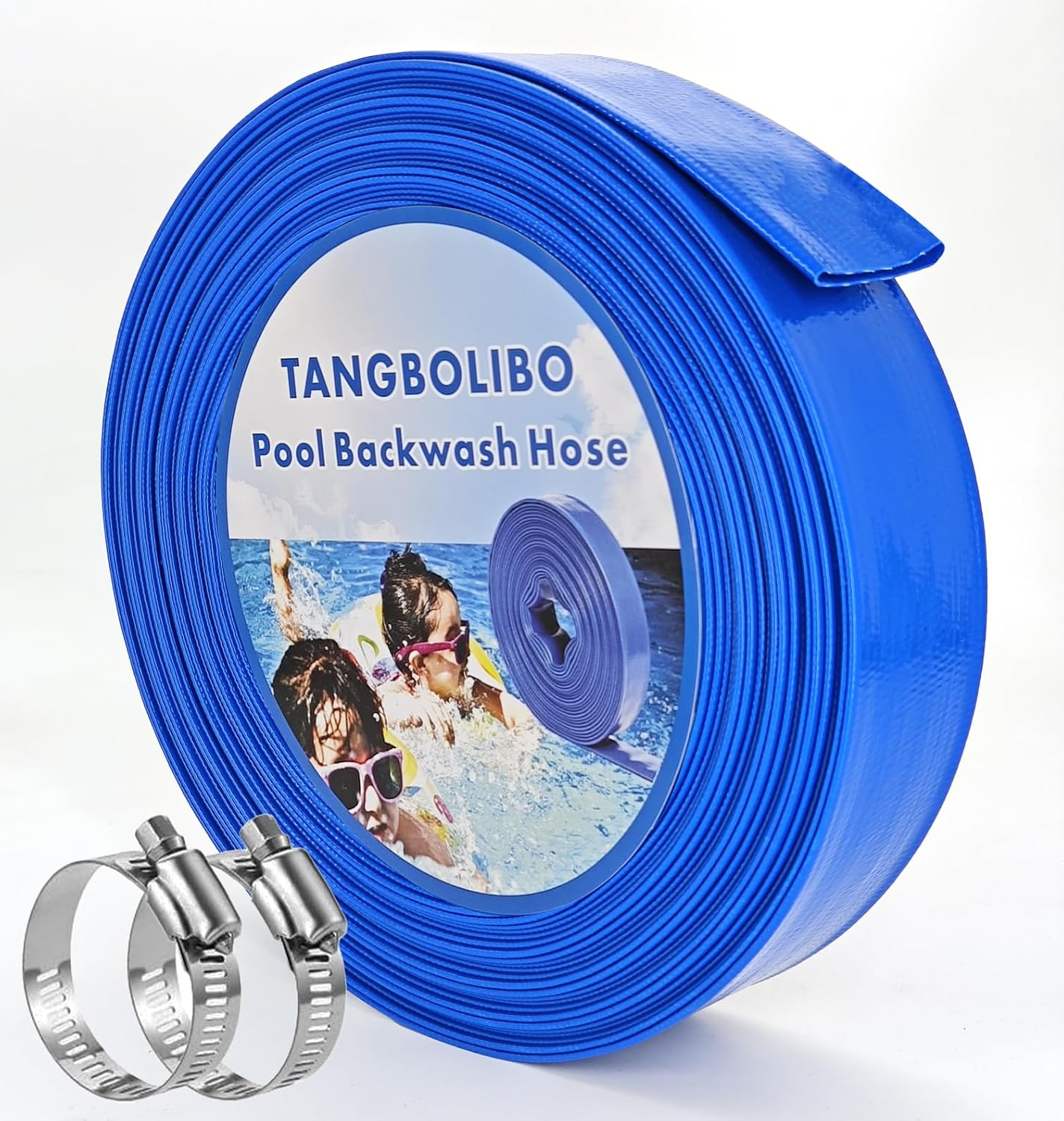 Amazon.com: TANGBOLIBO Swimming Pool Backwash Hose 2 inch x 16ft ...
