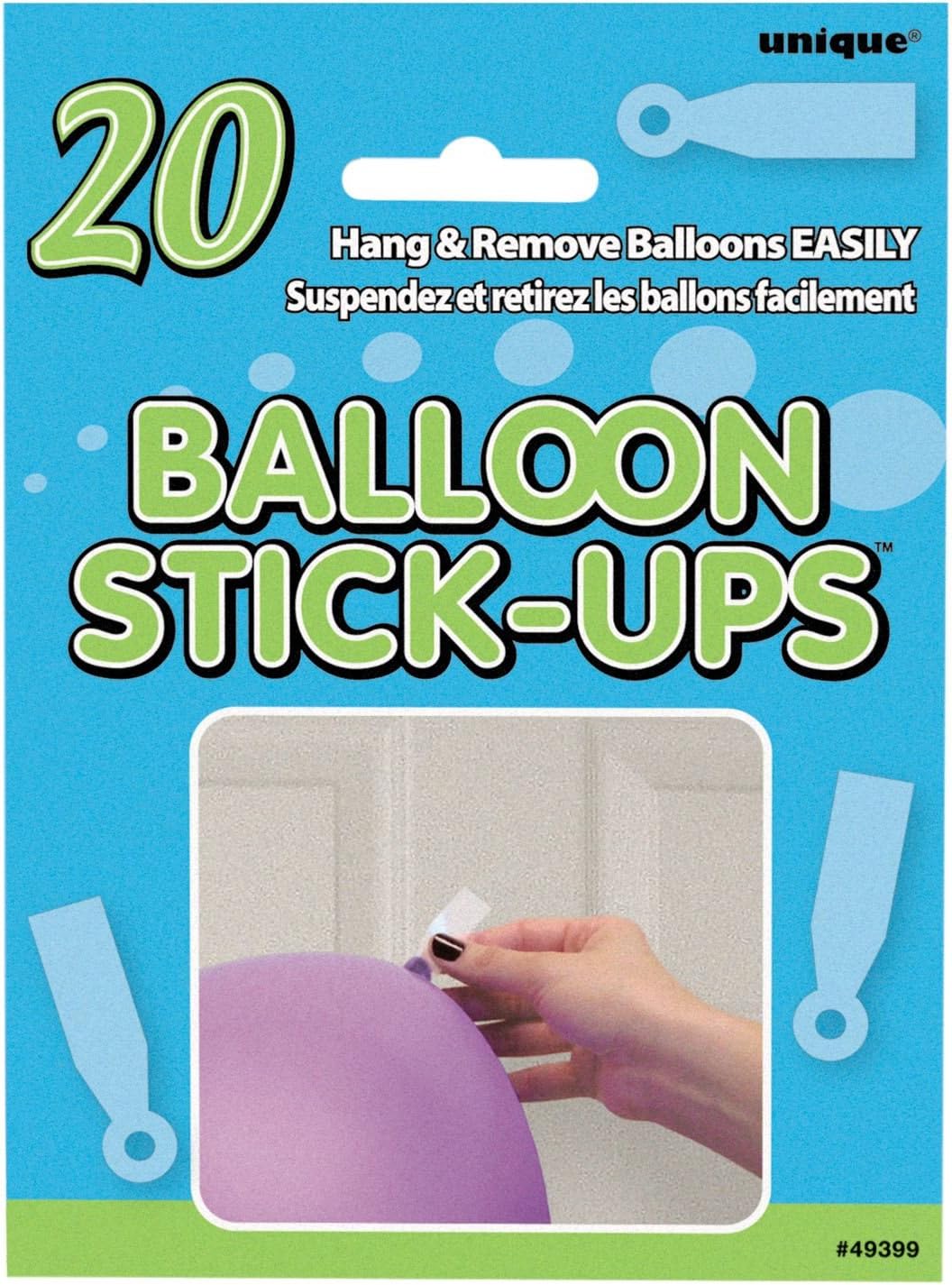Amazon.com: Vibrant Multicolor Balloon Plastic Stick-Ups (1") 20 Count ...