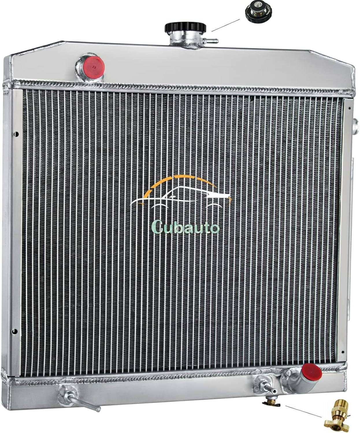 Amazon.com: Cubauto All Aluminum Radiator For 1968-72 71 Mercedes Benz ...