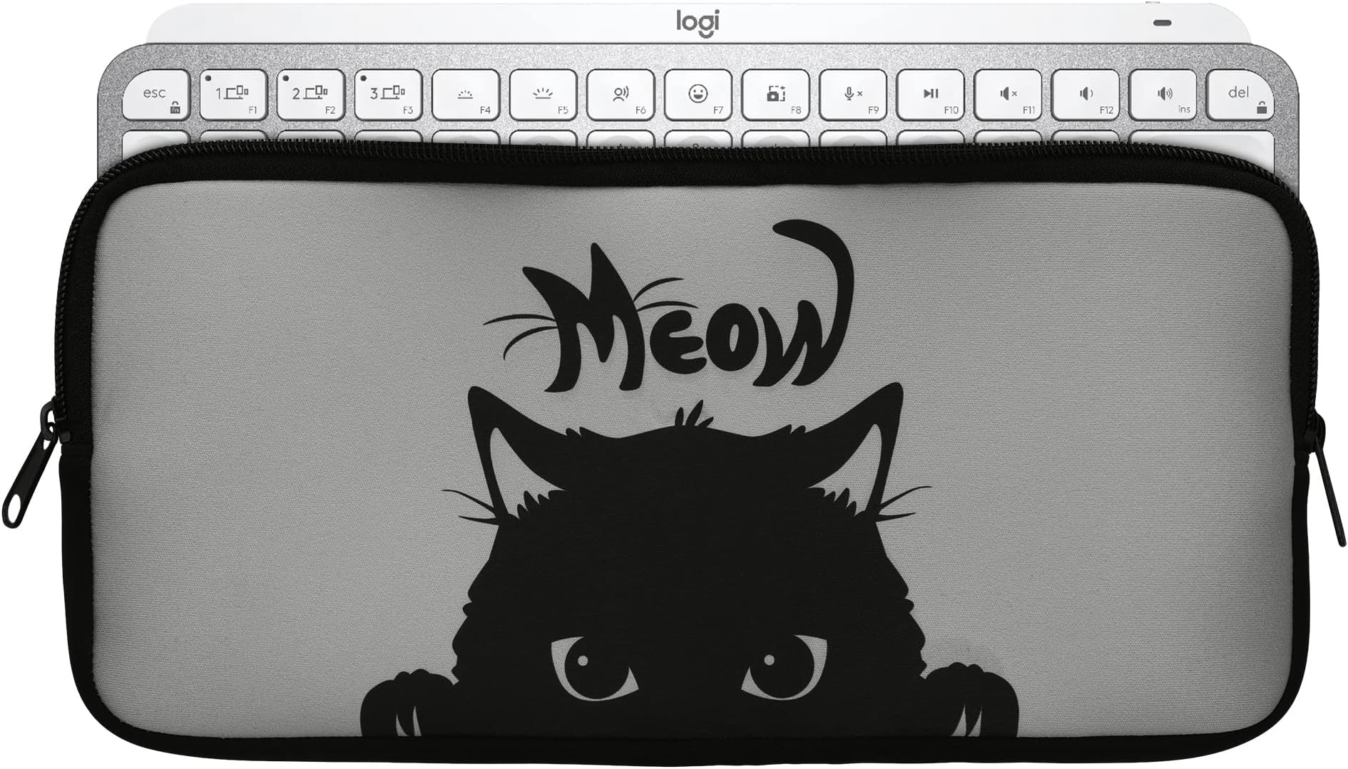 Amazon.com: kwmobile Neoprene Pouch Compatible with Logitech Mx Keys ...