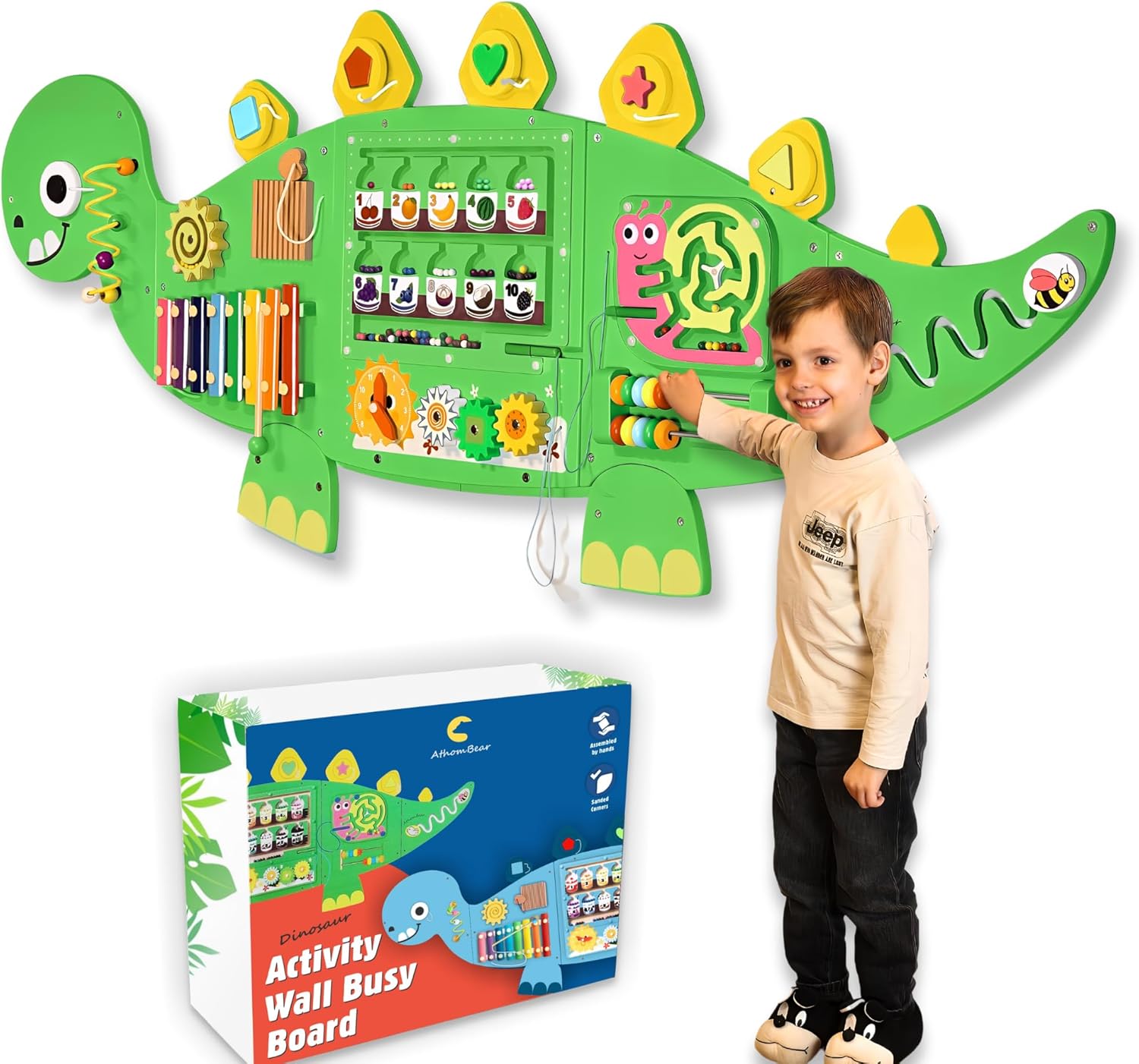 Amazon.com: AthomBear Activity Wall Busy Board, Sensory Wall Panel for ...