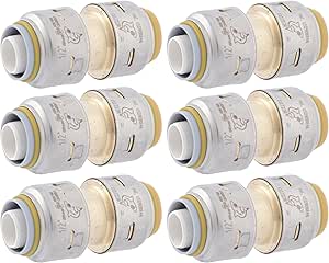 Amazon.com: SharkBite Max 1/2 Inch Polybutylene Transition Coupling, Pack of 6, Push to Connect ...