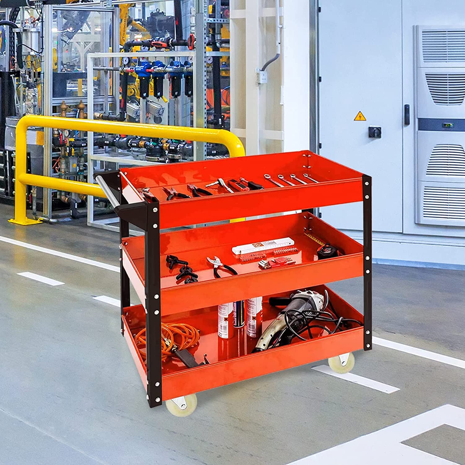 Delivery Trolley The Workplace Depot Narrow Aisle Trolley – Heavy-Duty ...