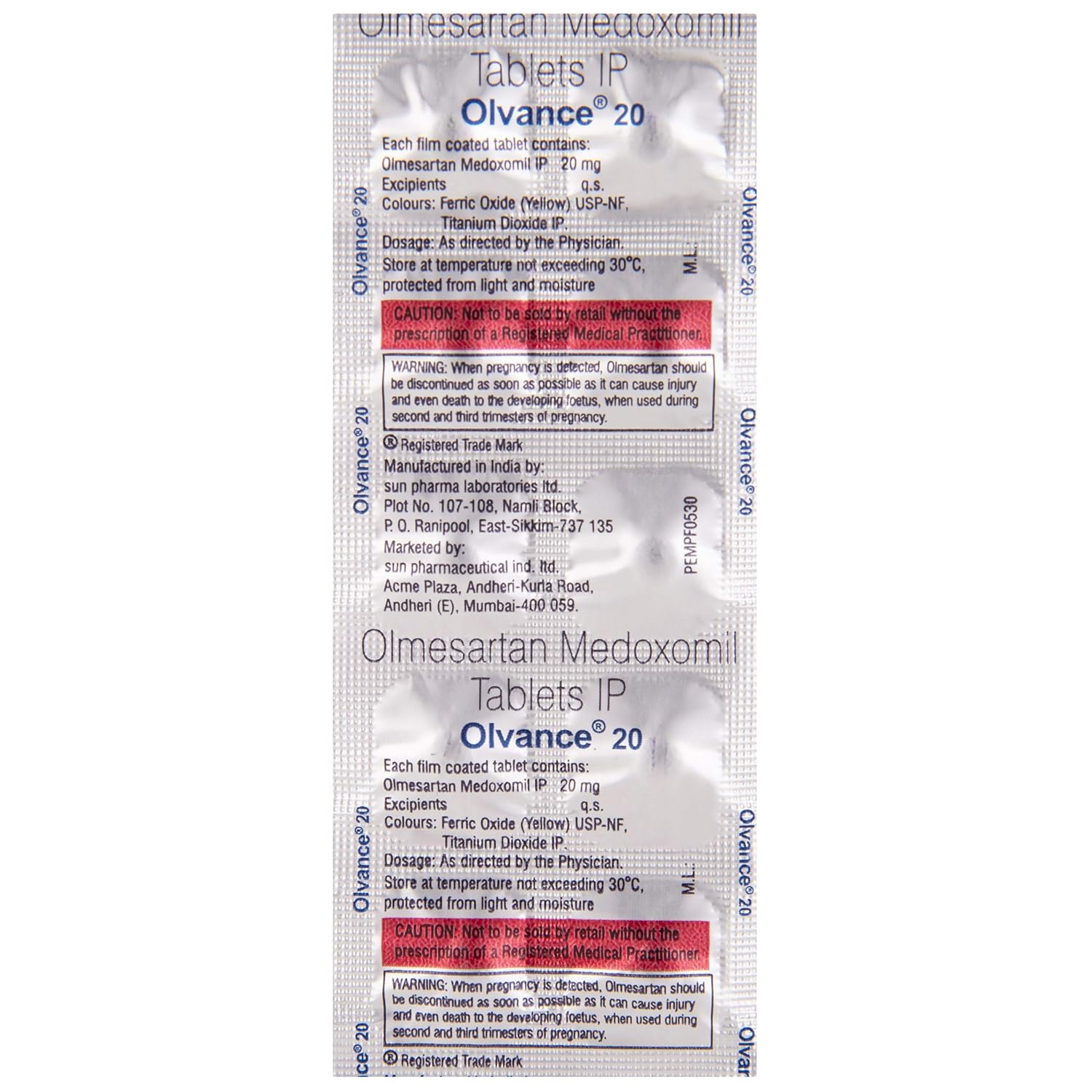 Olvance 20 - Strip of 10 Tablets : Amazon.in: Health & Personal Care