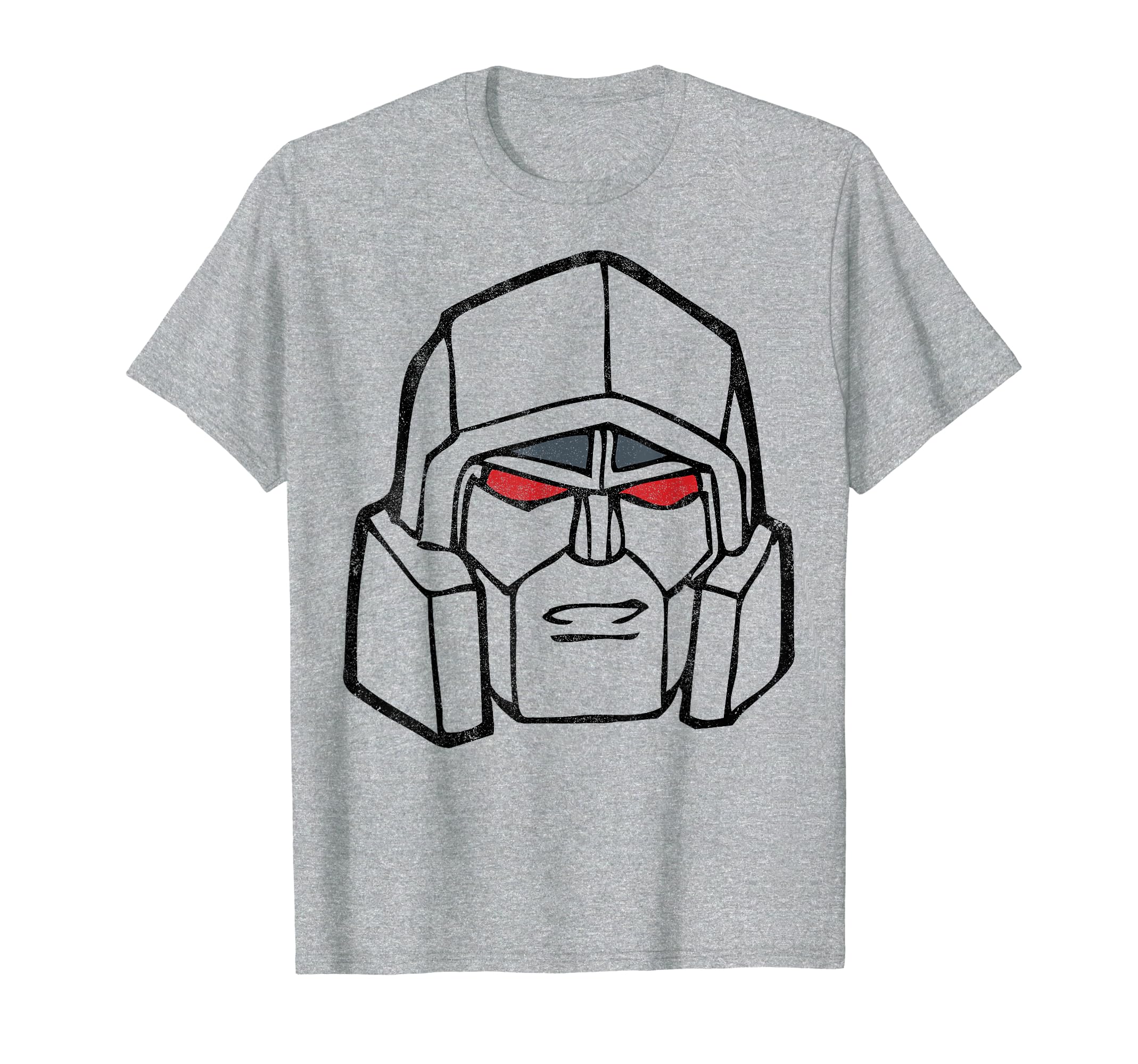 Amazon.com: Transformers Megatron Vintage Big Face T-Shirt : Clothing ...