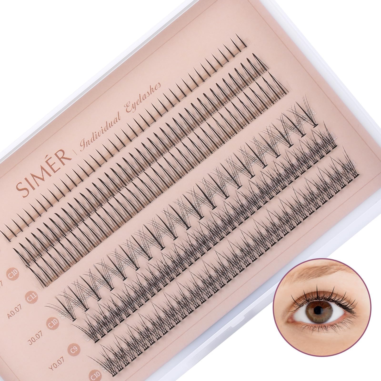 Amazon.com: Lash Clusters DIY Eyelash Extensions 84Pcs Manga Lashes ...