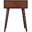 Amazon.com: Decor Therapy Mid Century Three Drawer Side Table Wood ...