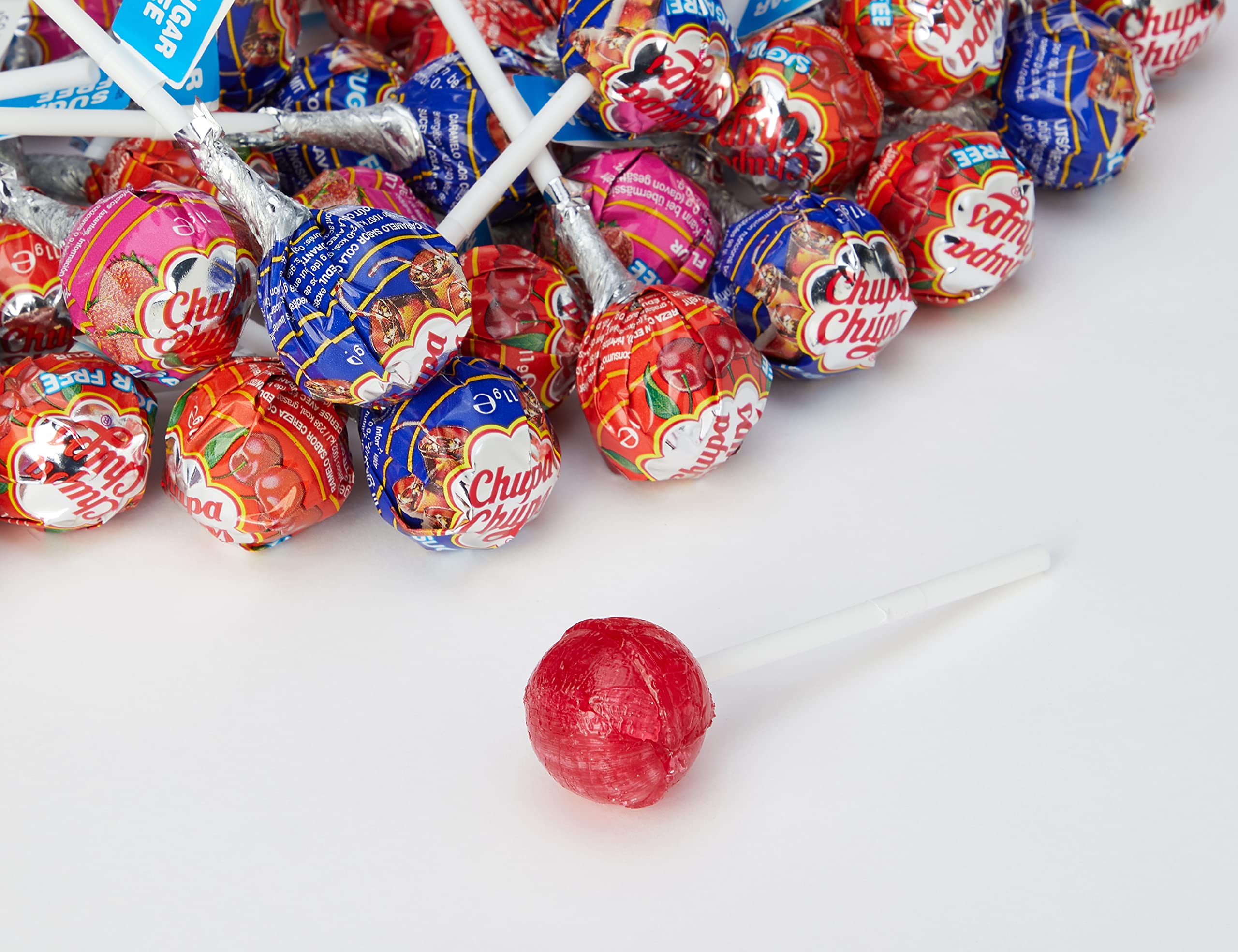 Chupa Chups Party Sweets - Sugar Free Sweets Multipack (Pack of 50 ...