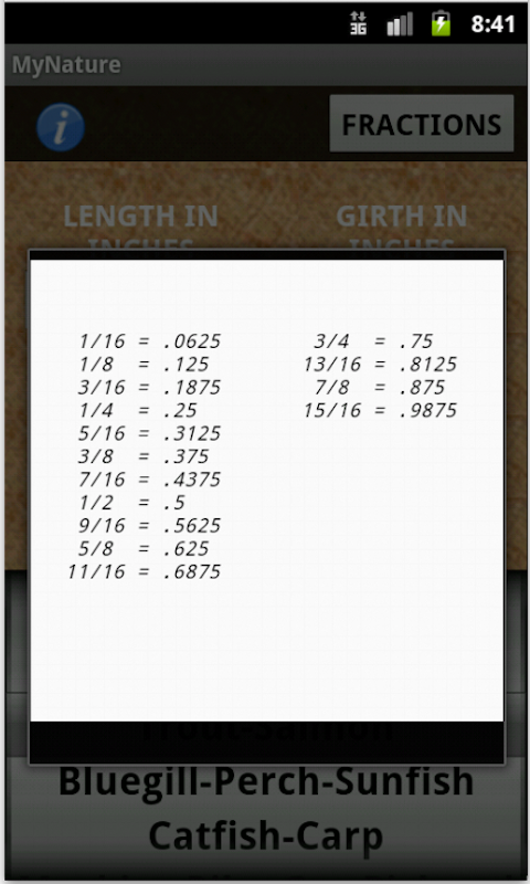 MyNature Fish Weight Calculator - App on Amazon Appstore