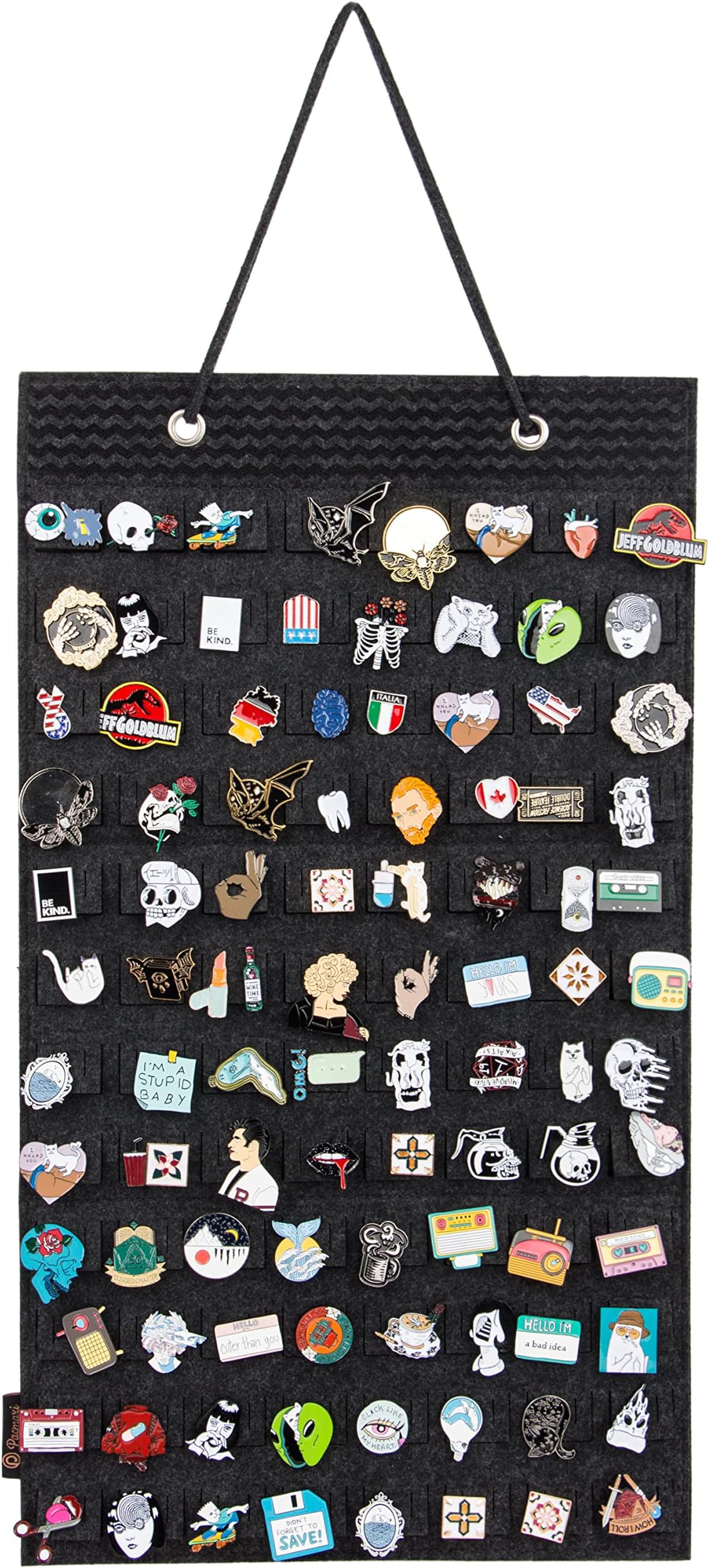 Amazon.com: JOYMOMO Hanging Brooch Pin Organizer Enamel Pin Display ...