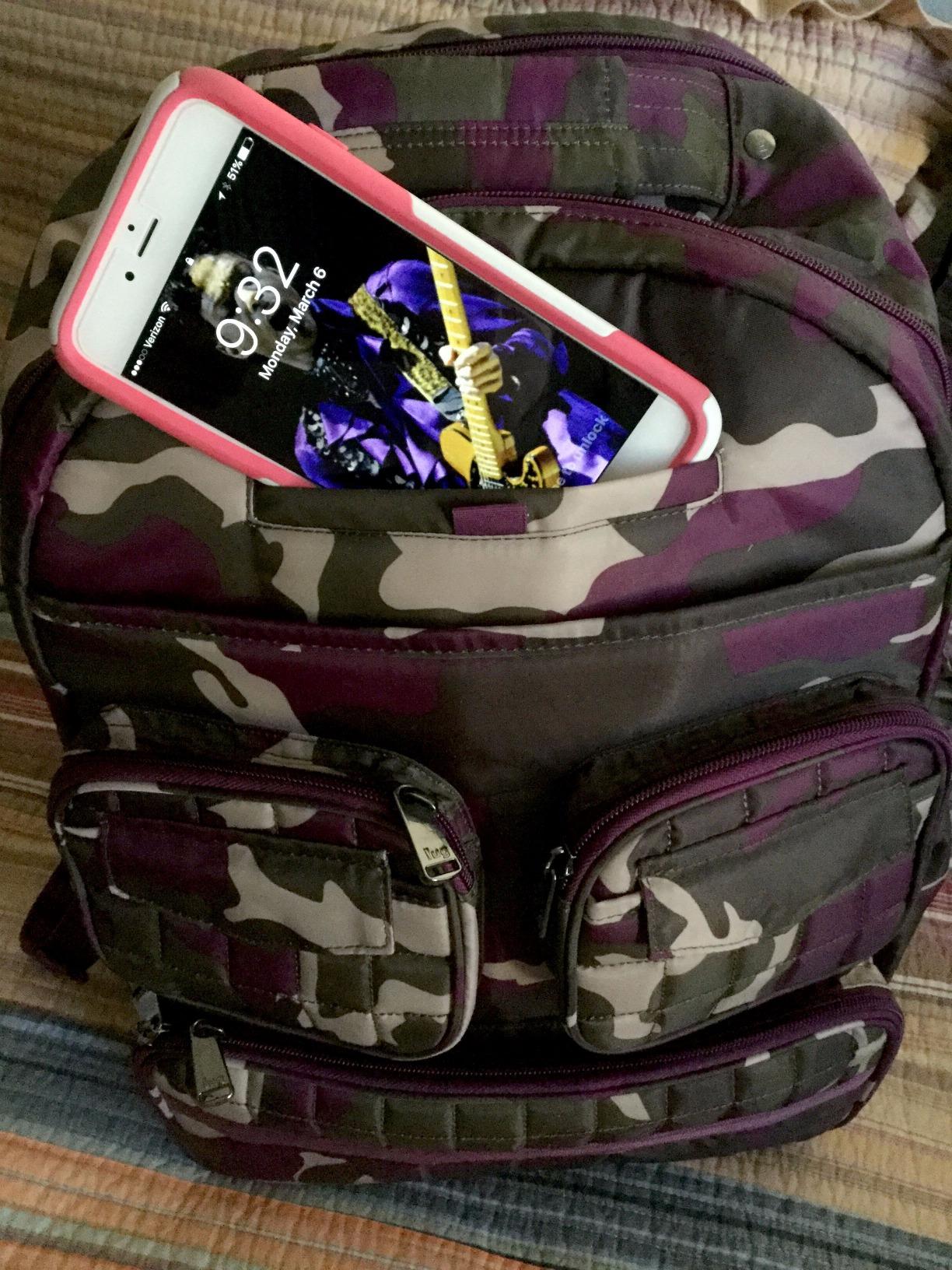 Amazon.com | Lug Women's Puddle Jumper Backpack, Camo Multi, Large ...