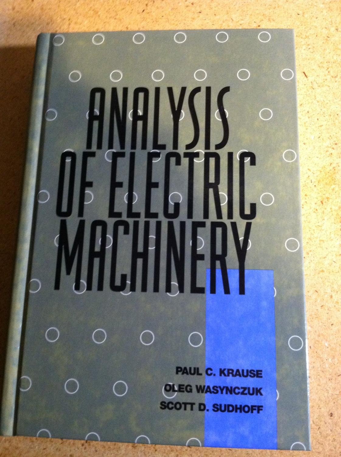 Analysis Of Electric Machinery Ieee Press Series On Power Engineering Krause Paul C