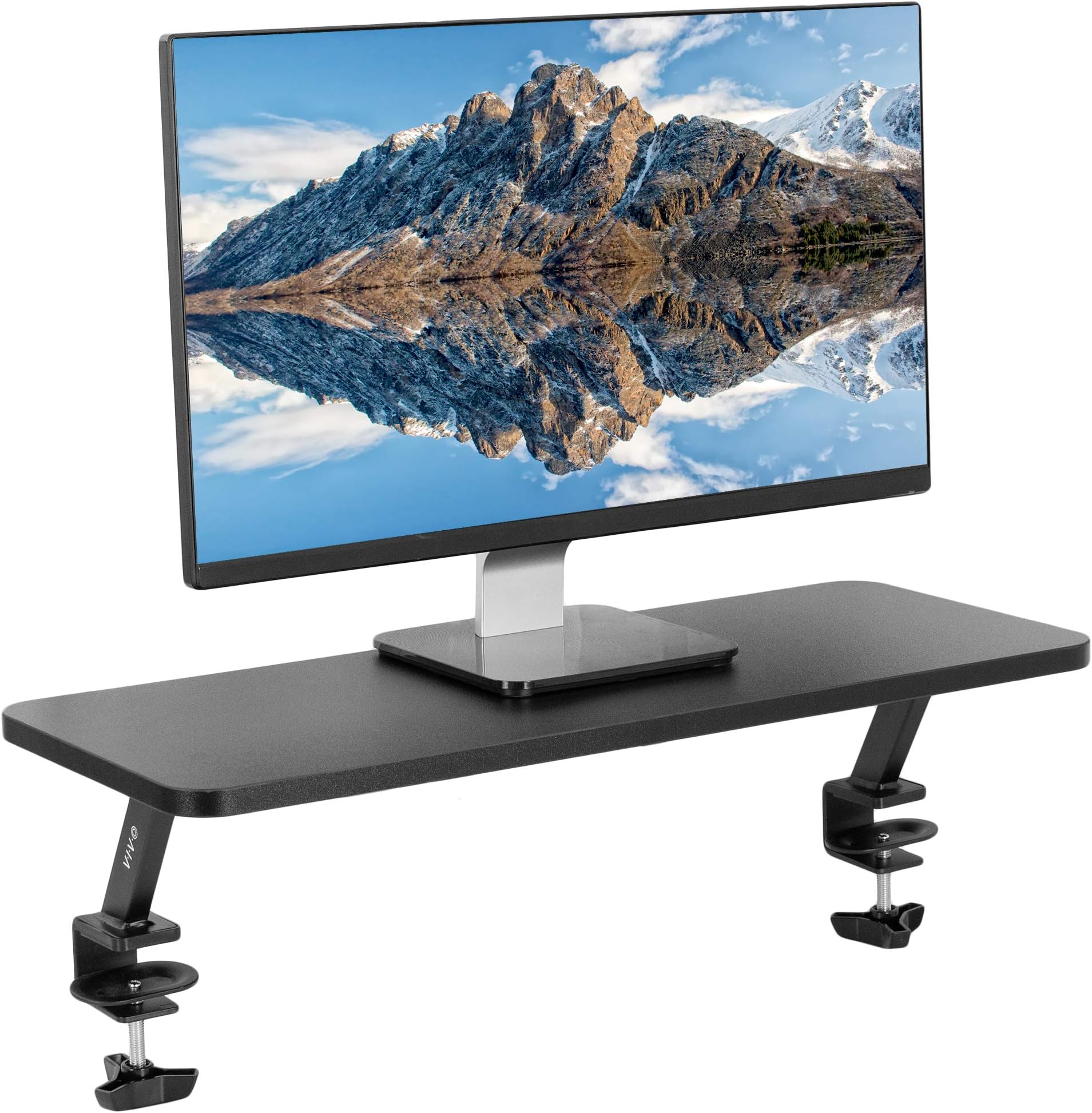 Amazon.com: Stand Up Desk Store Clamp-On Adjustable Height Desk Shelf ...
