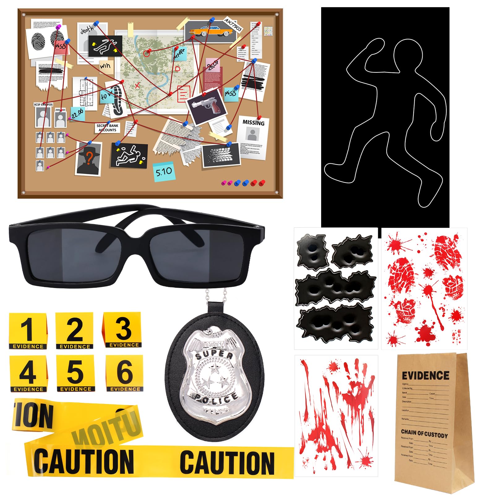 Crime Scene Decorating Ideas