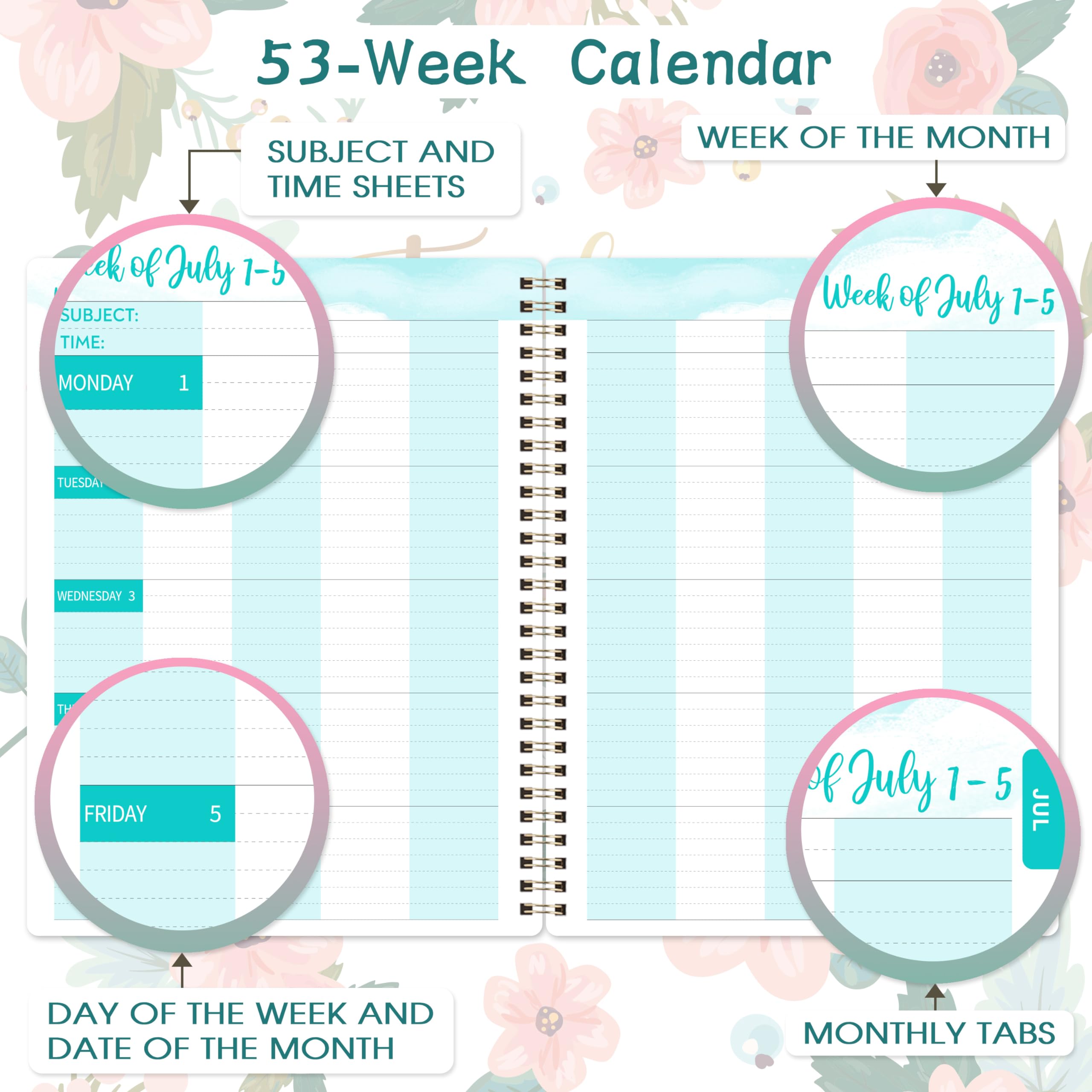 Snapklik.com : Teacher Planner 2024-2025 - Academic Year, July 2024 ...