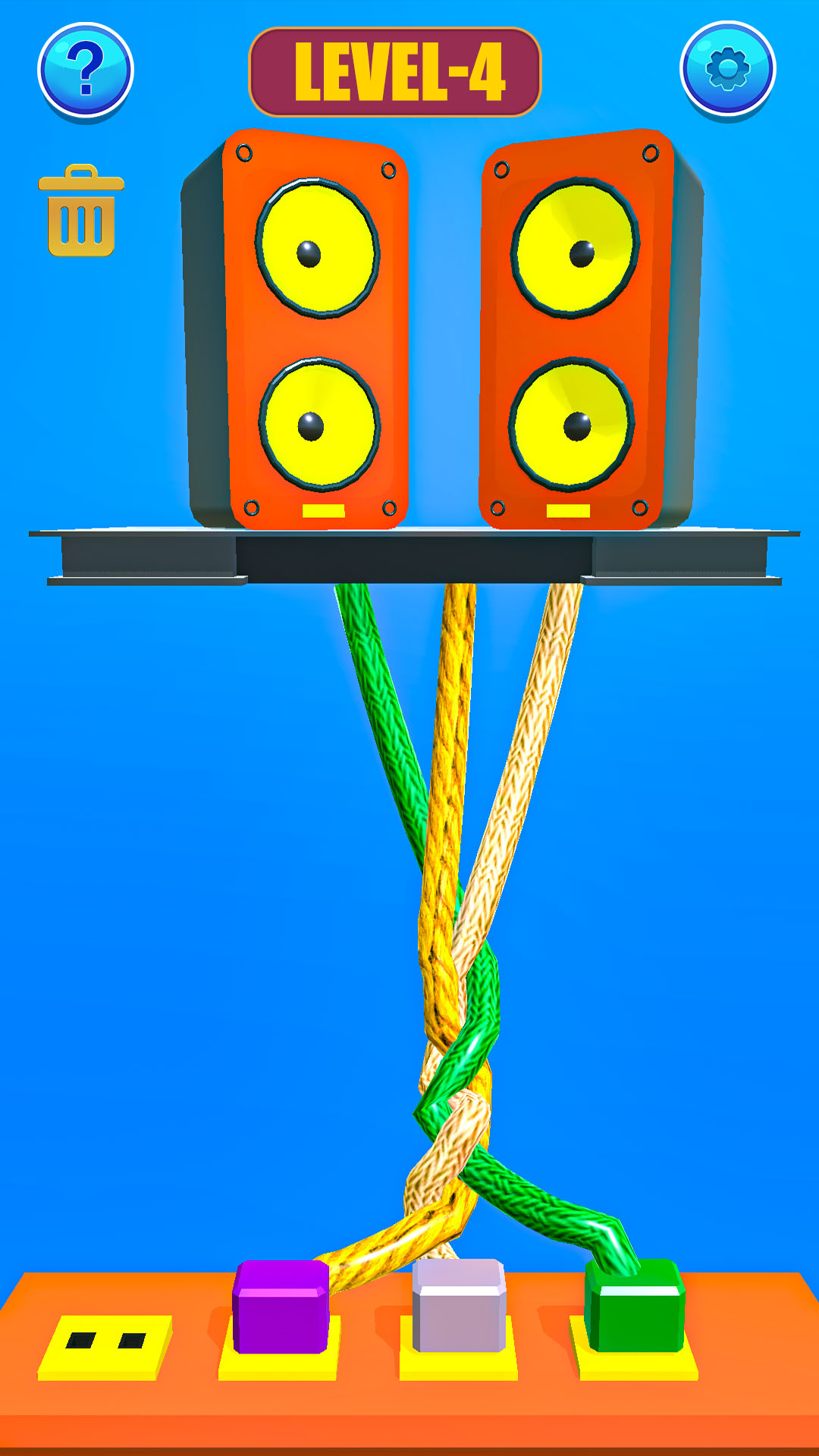 Twisted Tangled Knot Rope Puzzle Sorting Master: Twister Color Ropes ...