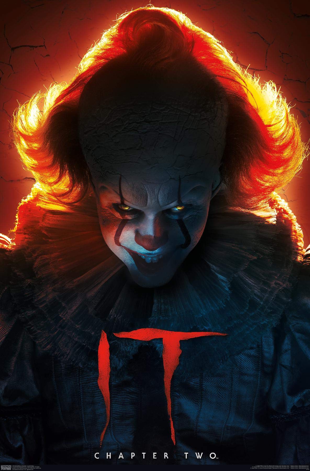 Amazon.com: Trends International 24X36 IT Chapter 2 - Evil Glow Wall ...