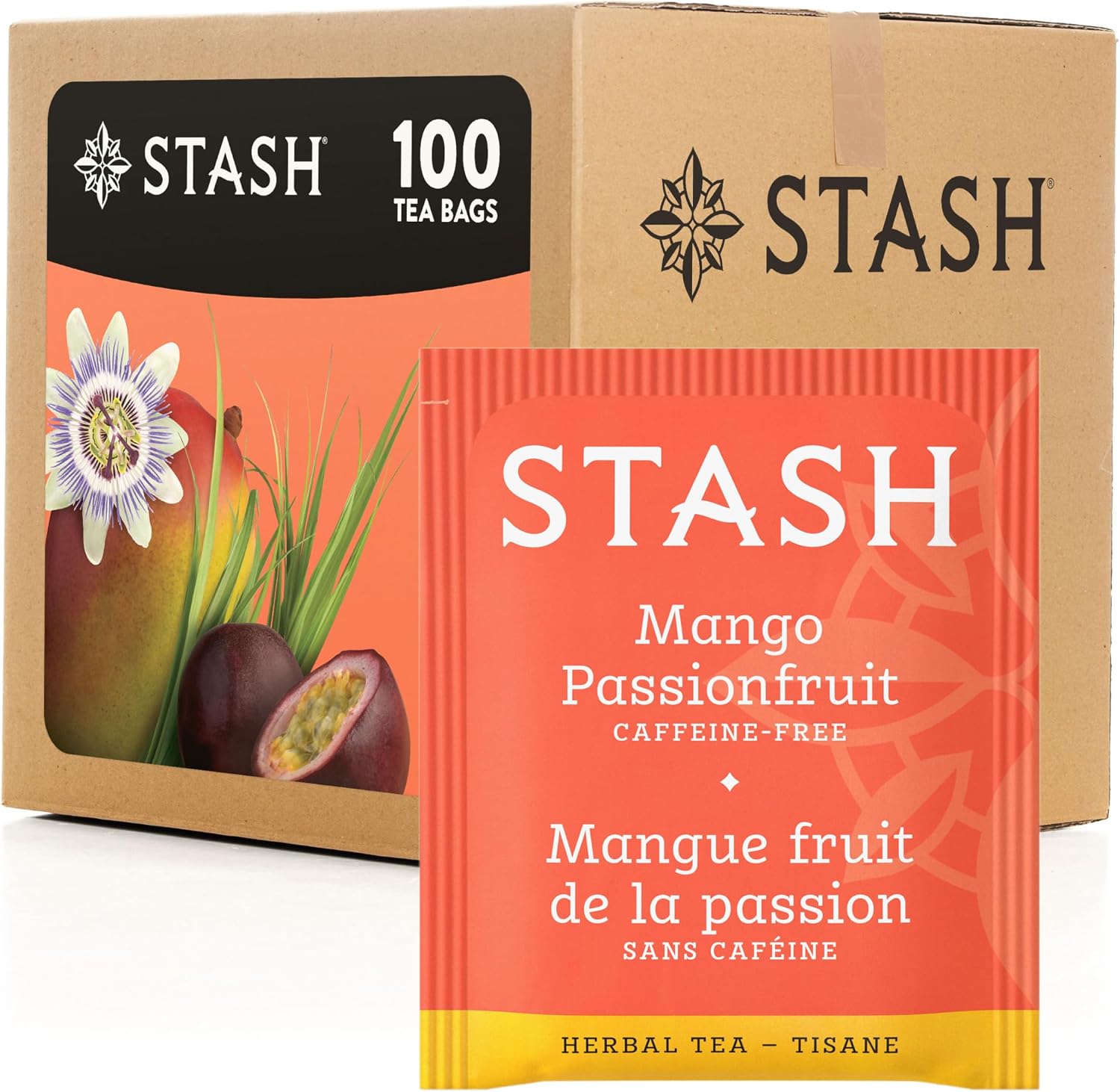 Stash Mango Passionfruit Herbal Tea Bags, 100 Count : Amazon.ca ...