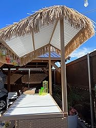 Amazon.com: Grand patio Outdoor Tiki Bar Set with Widen Ceramic Top (42 ...