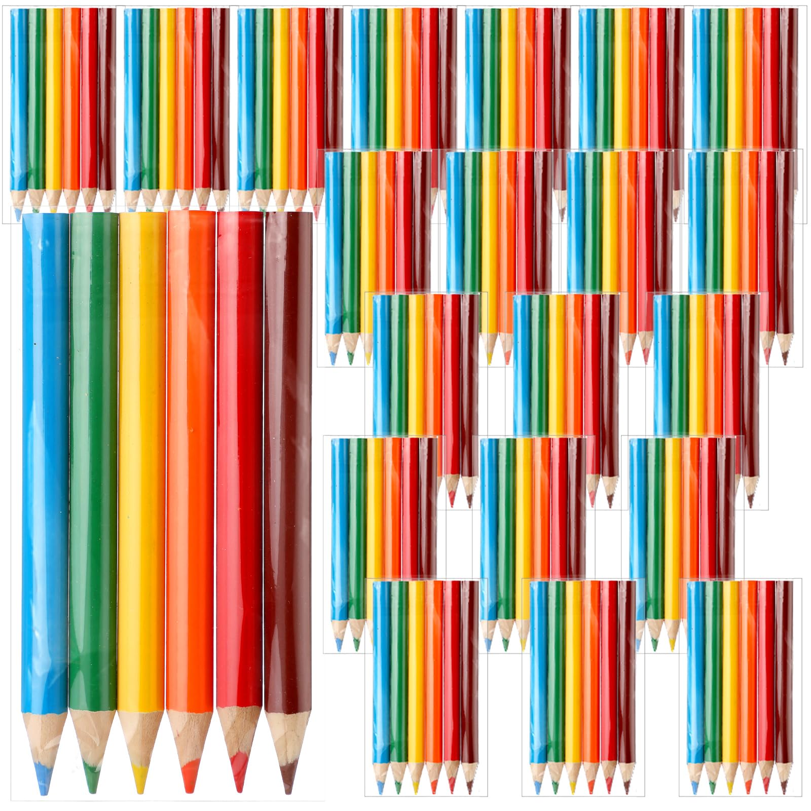 Snapklik.com : Cholemy 20 Sets Mini Colored Pencils 3.5 Inch Portable ...